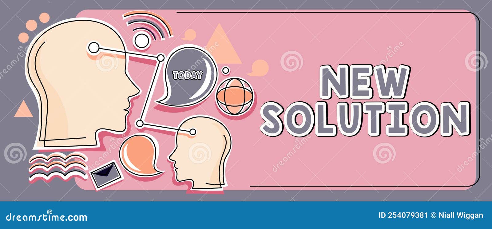 Sign Displaying New Solution. Business Approach Modern Innovation ...