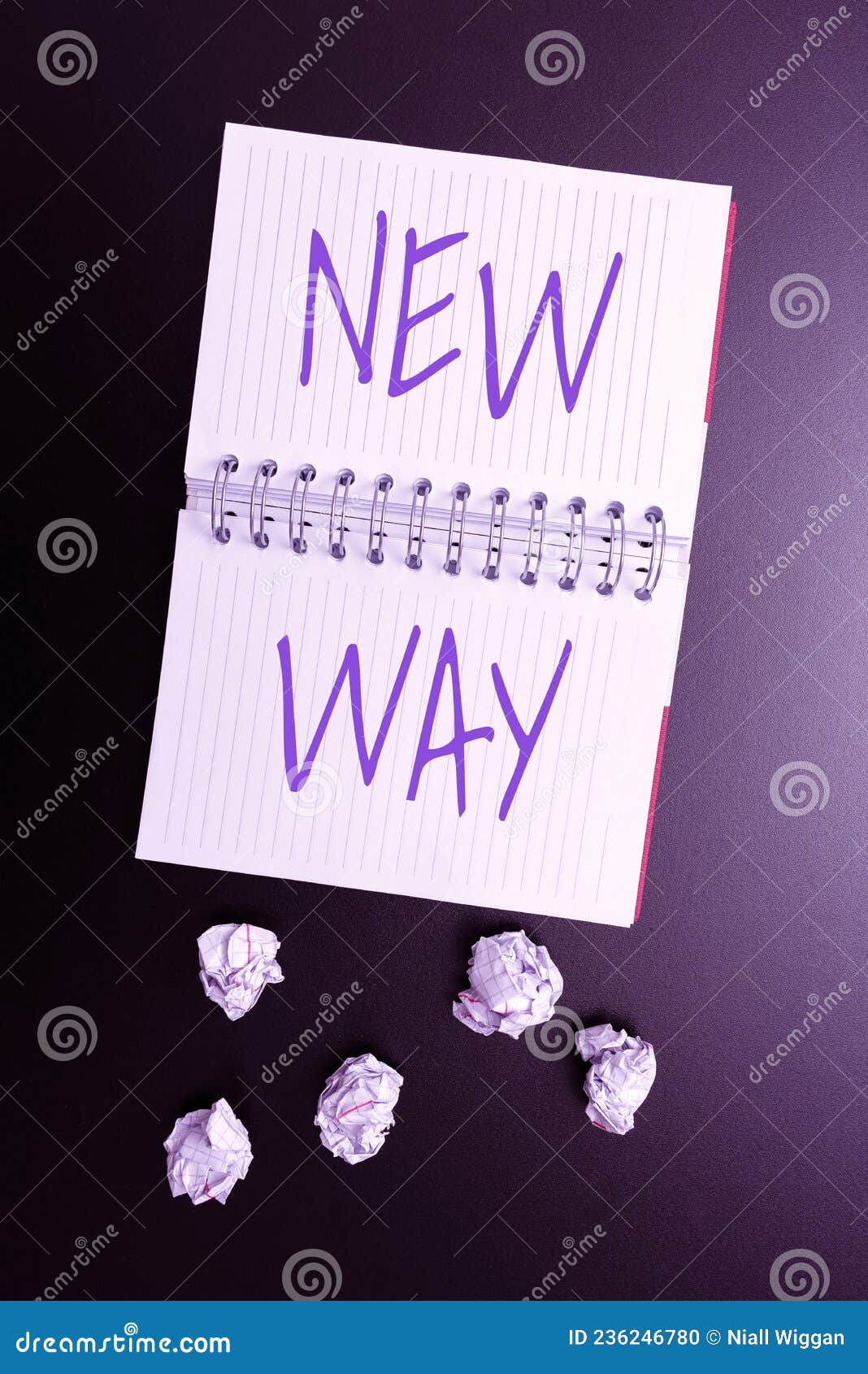 Conceptual Caption New Way. Word for To Move from One Place To Make ...