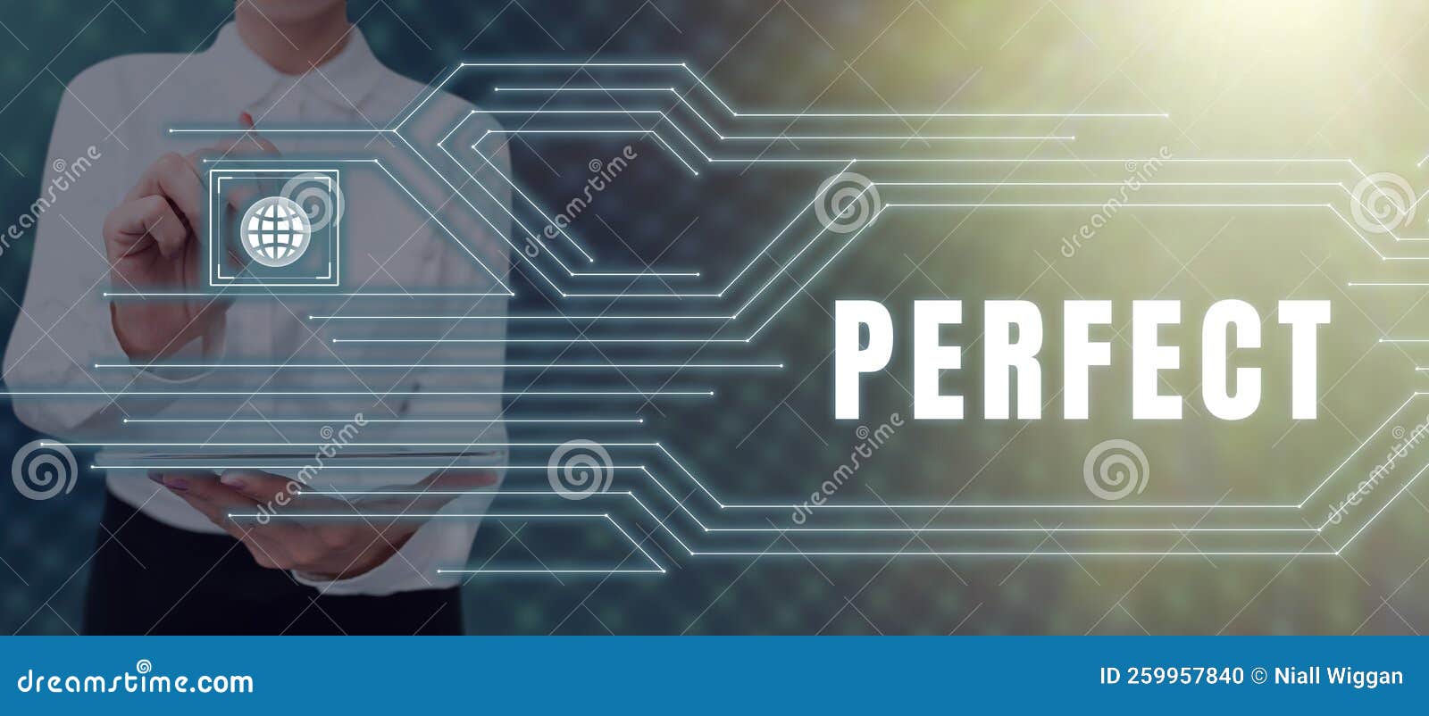 Text Showing Inspiration Perfect. Business Concept Complete without ...