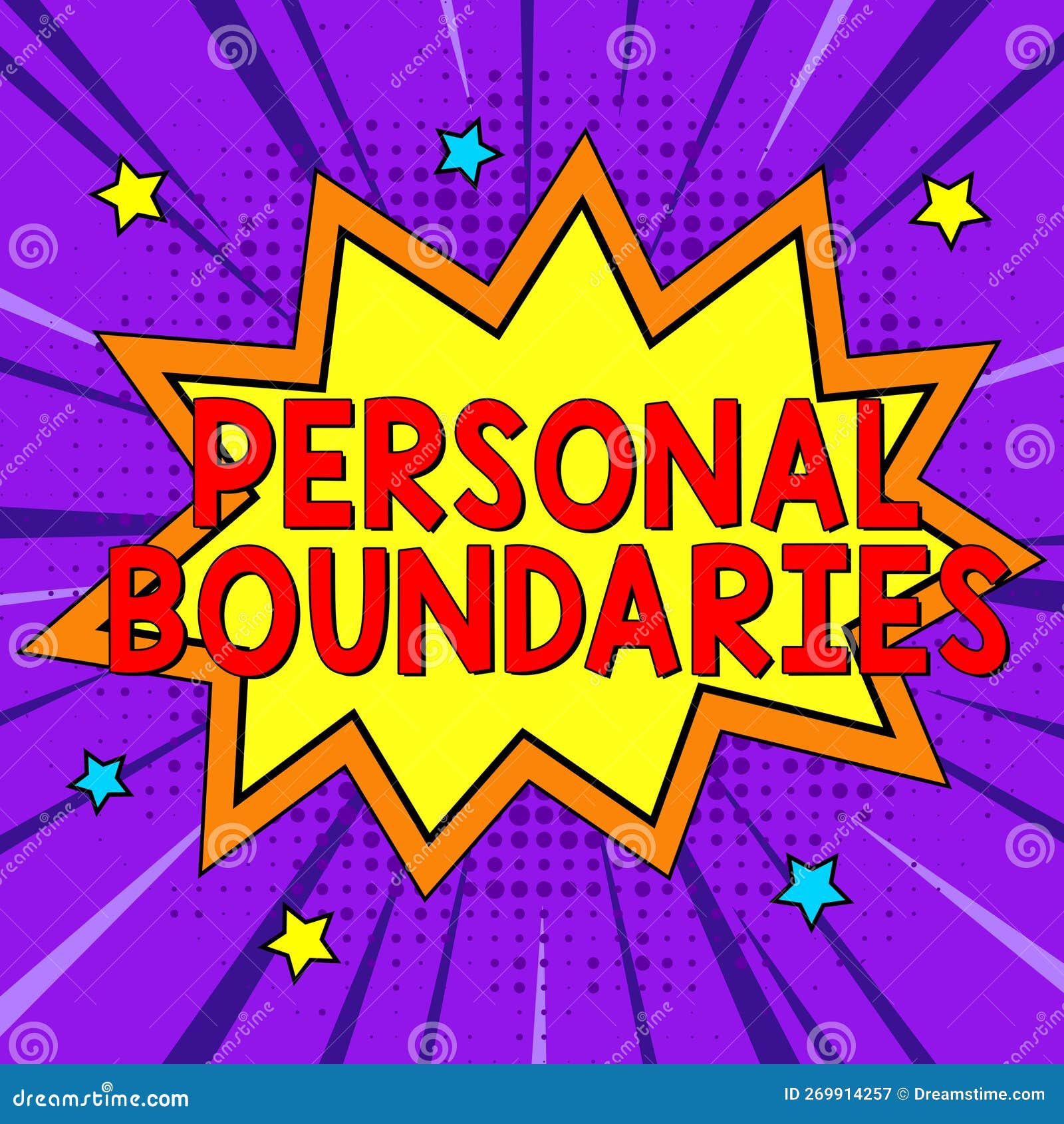 Conceptual Caption Personal Boundaries. Word for Something that ...