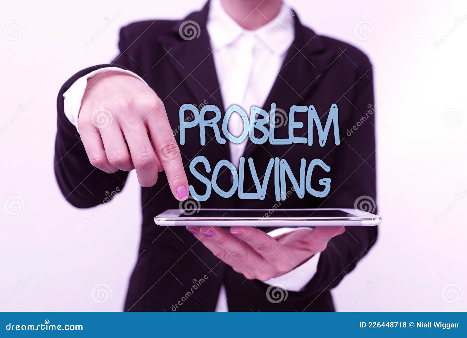 Conceptual Display Problem Solving. Business Overview Process of ...