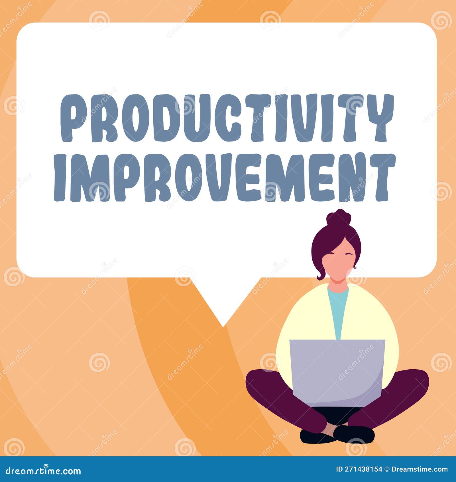 Text Showing Inspiration Productivity Improvement. Concept Meaning ...