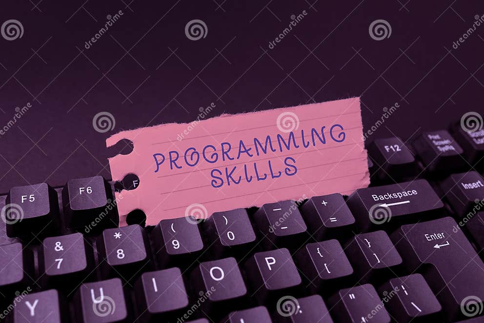 Conceptual Caption Programming Skills. Internet Concept Skills Vital To Write a Program so ...