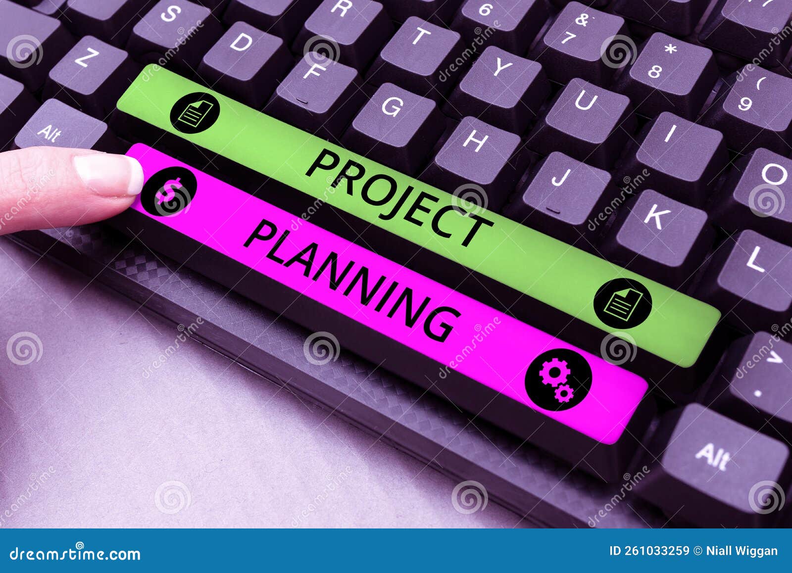Conceptual Caption Project Planning. Business Overview Plan and ...