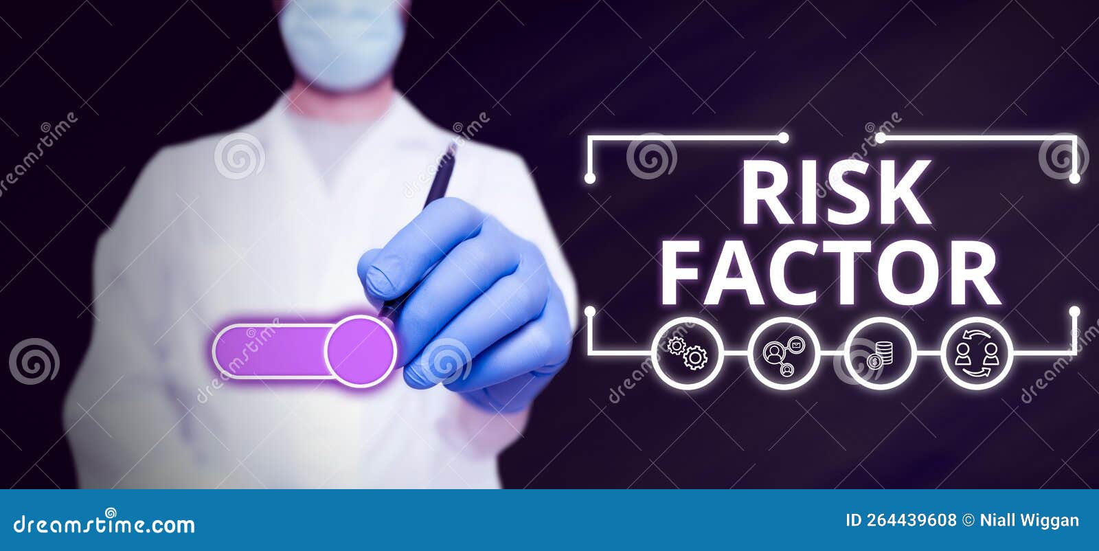 Text Caption Presenting Risk Factor. Conceptual Photo Something that ...