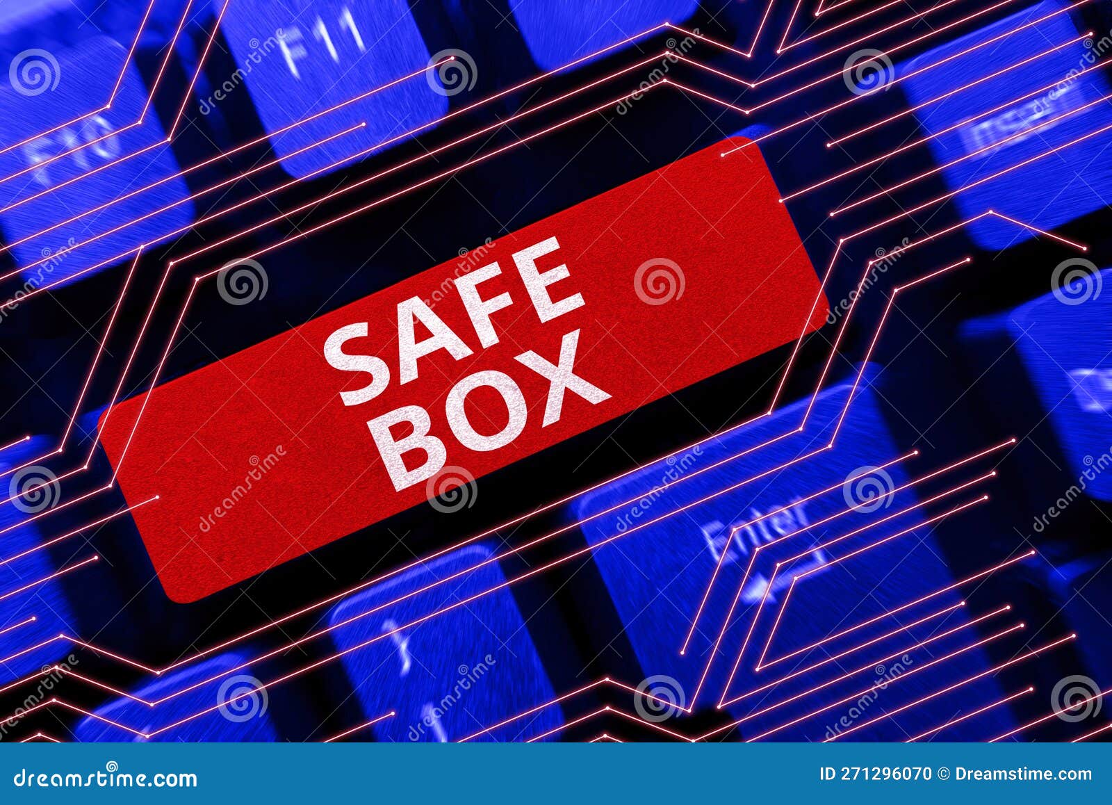 Text Caption Presenting Safe Box. Business Showcase a Small Structure ...
