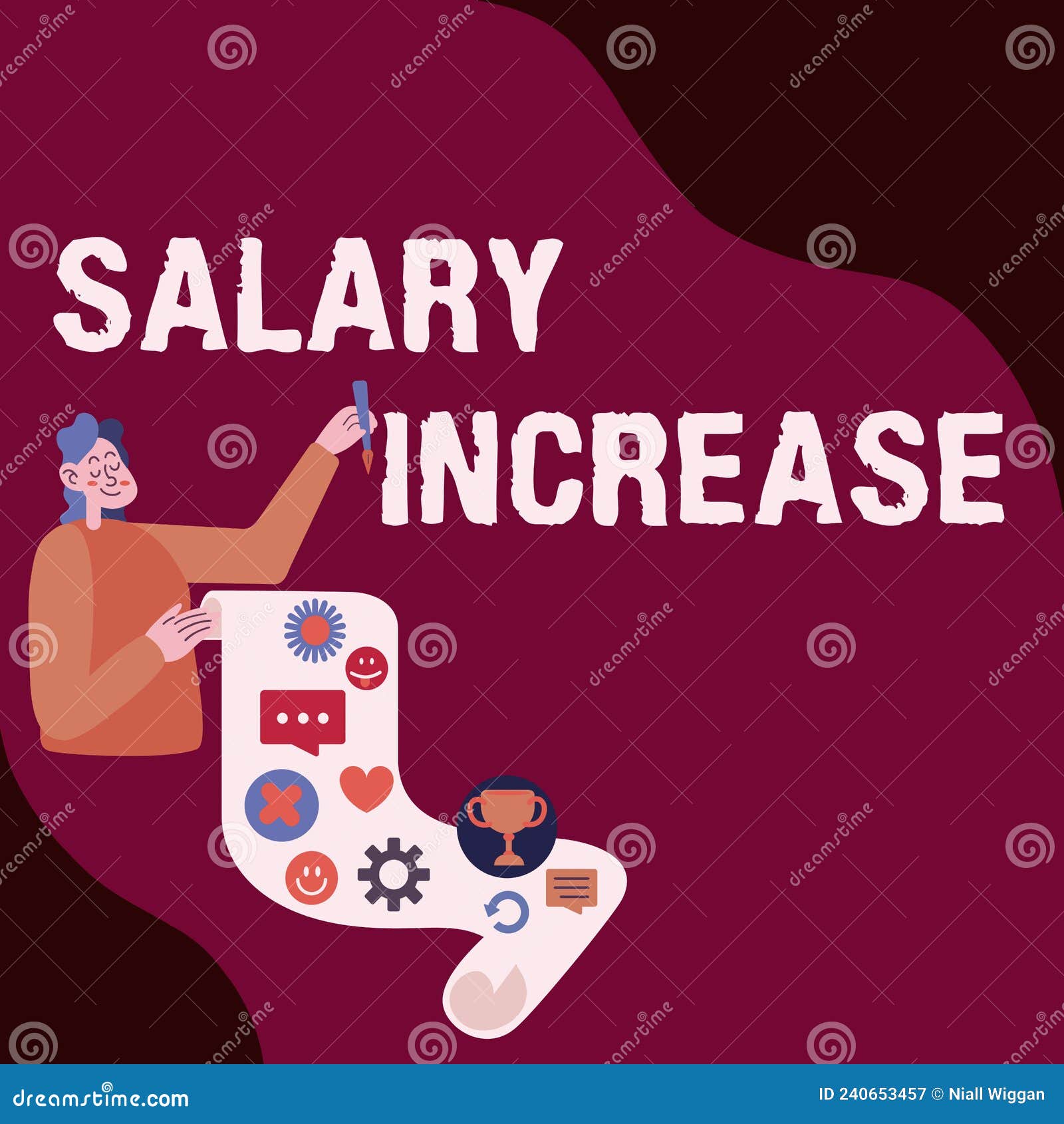 Conceptual Caption Salary Increase. Concept Meaning an Increase in the ... Conceptual Caption Salary Increase. Concept Meaning an Increase in the ...