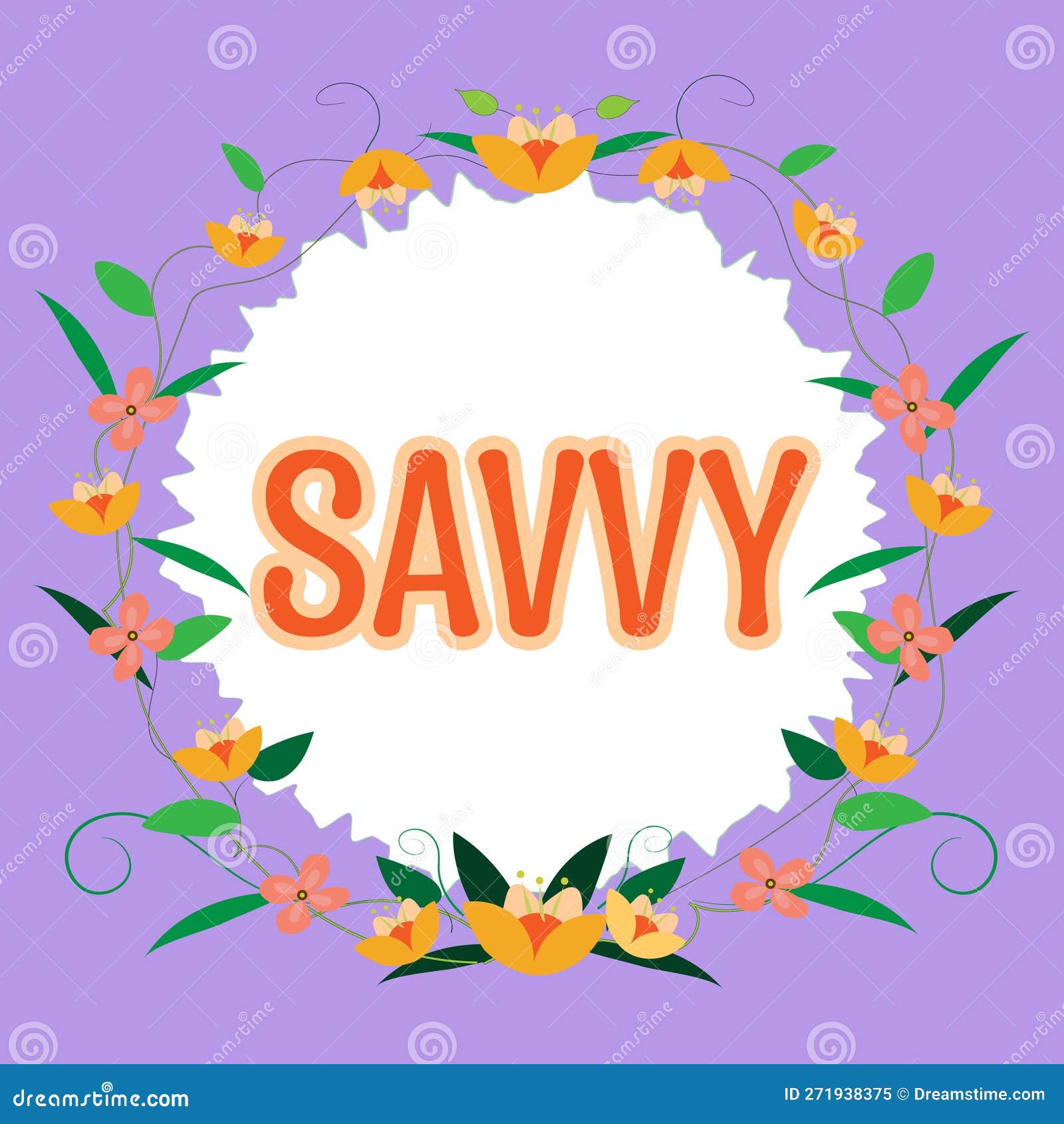 Handwriting Text Savvy. Word for Having Perception, Comprehension in ...