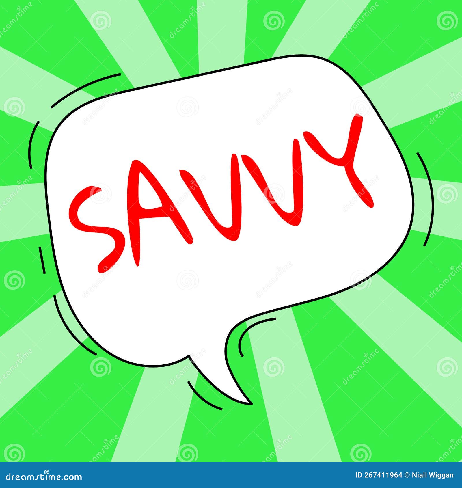 Conceptual Caption Savvy. Word Written on Having Perception ...