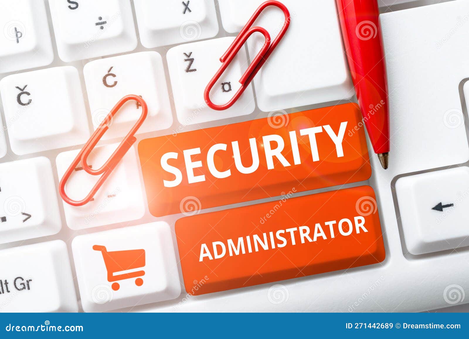 Text Showing Inspiration Security Administrator. Internet Concept the ...