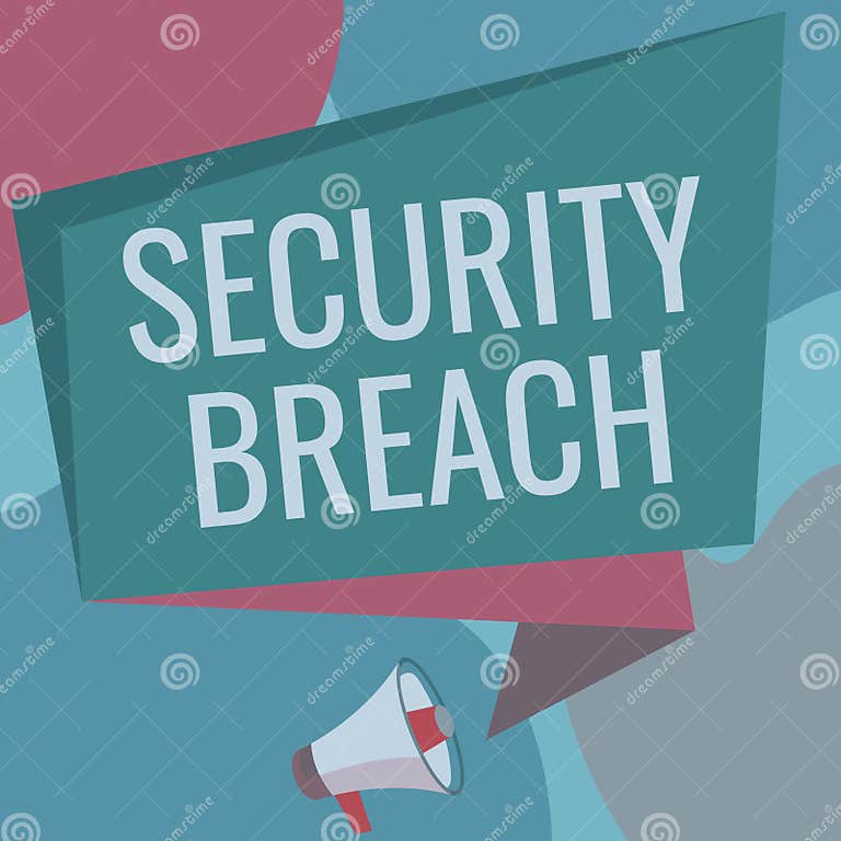 Inspiration Showing Sign Security Breach. Business Overview ...