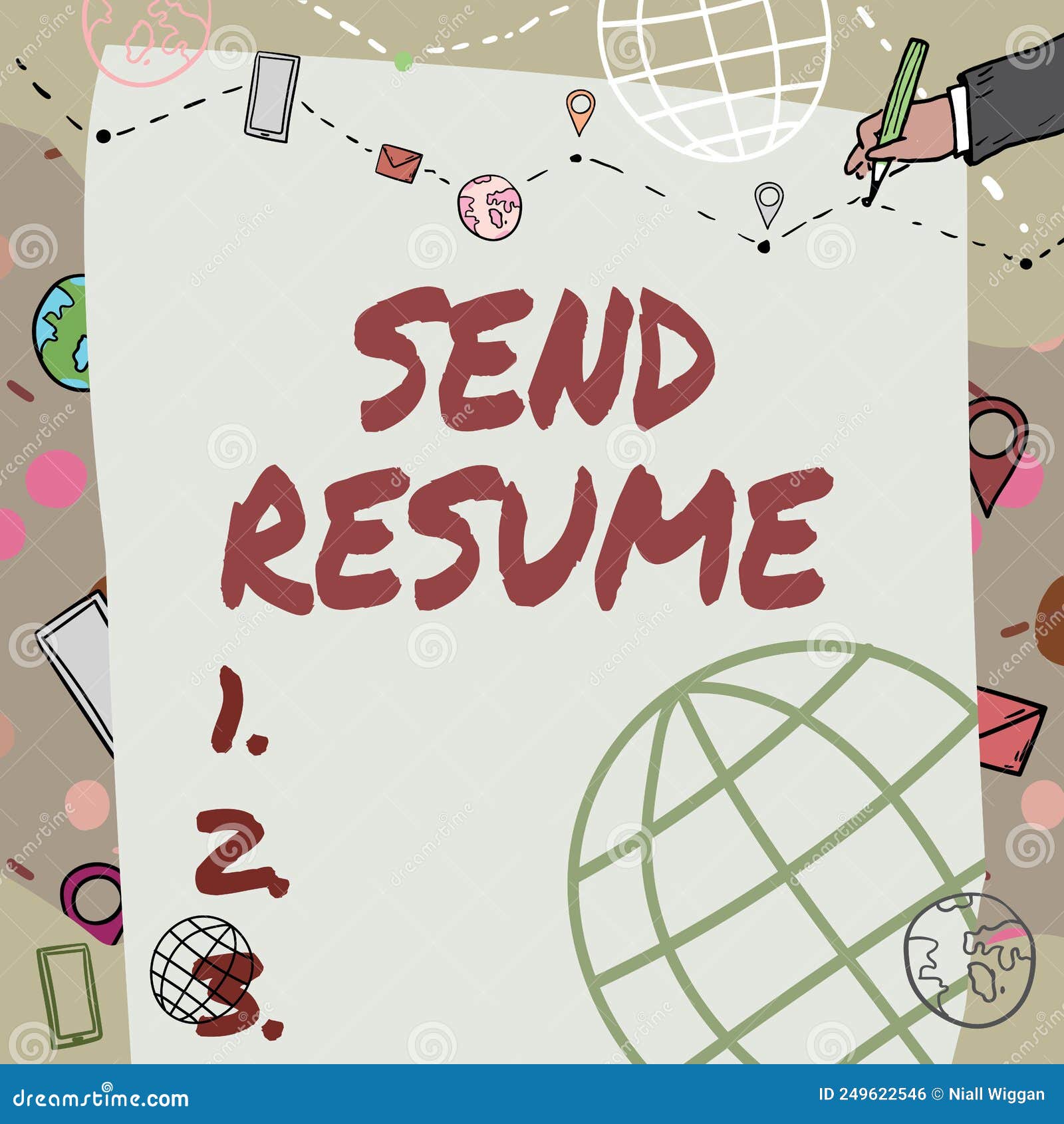 Conceptual Caption Send Resume. Word for Brief Account Persons ...