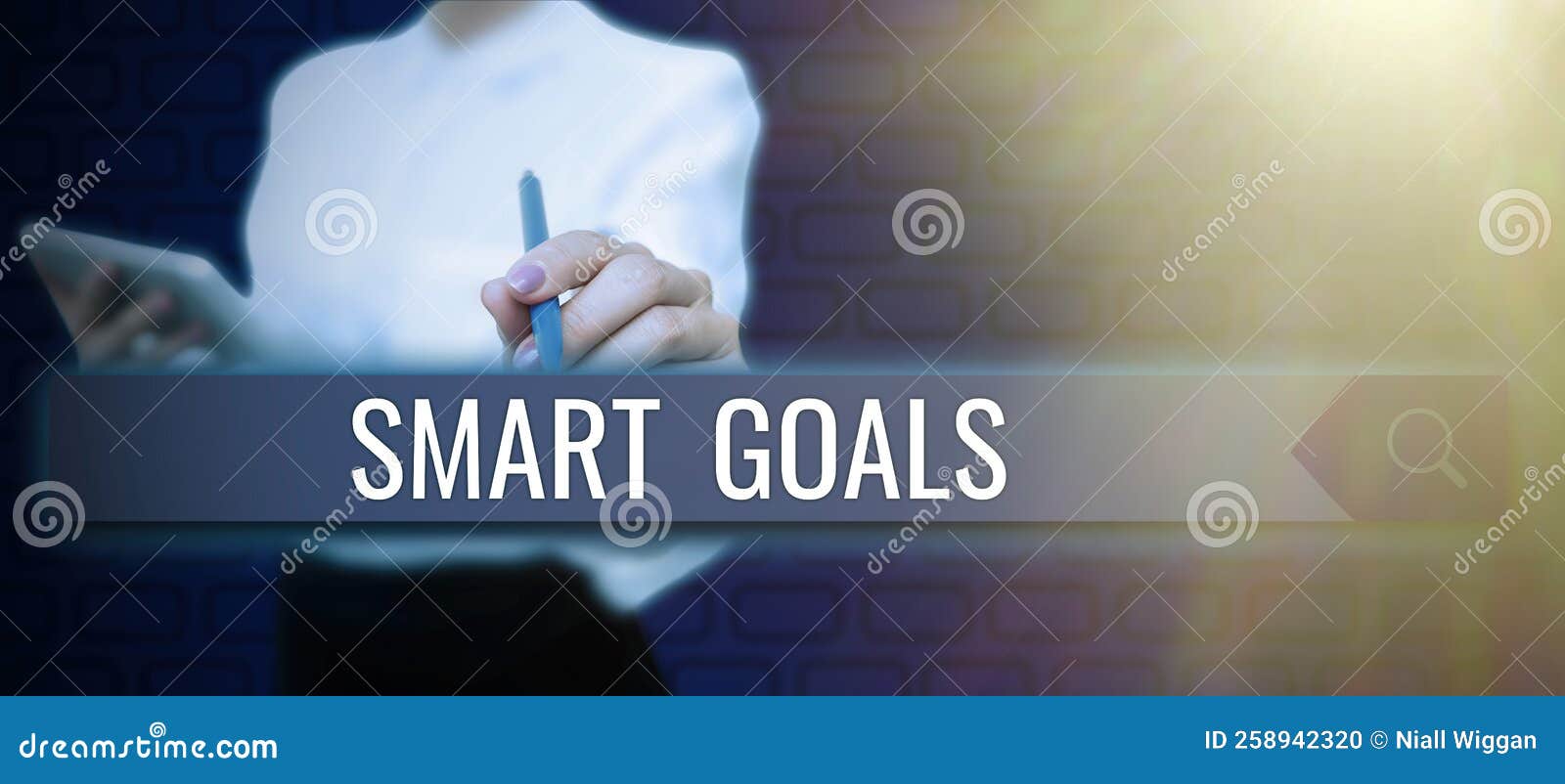 Conceptual Caption Smart Goals. Business Concept Mnemonic Used As A ...