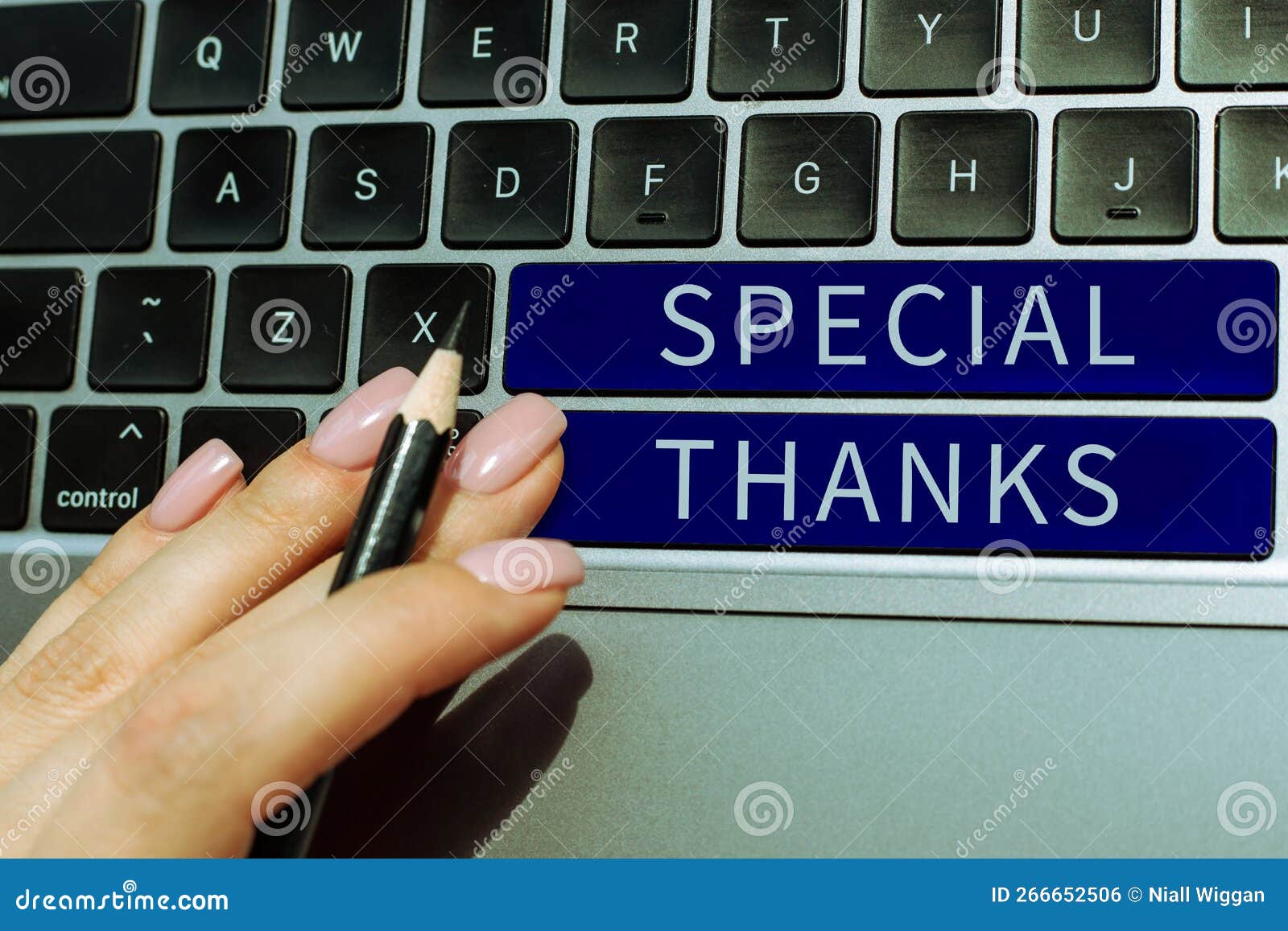 Hand Writing Sign Special Thanks. Concept Meaning Expression of ...