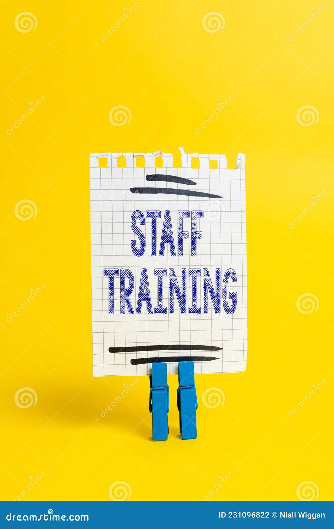 Conceptual Caption Staff Training. Word Written on a Program that Helps ...