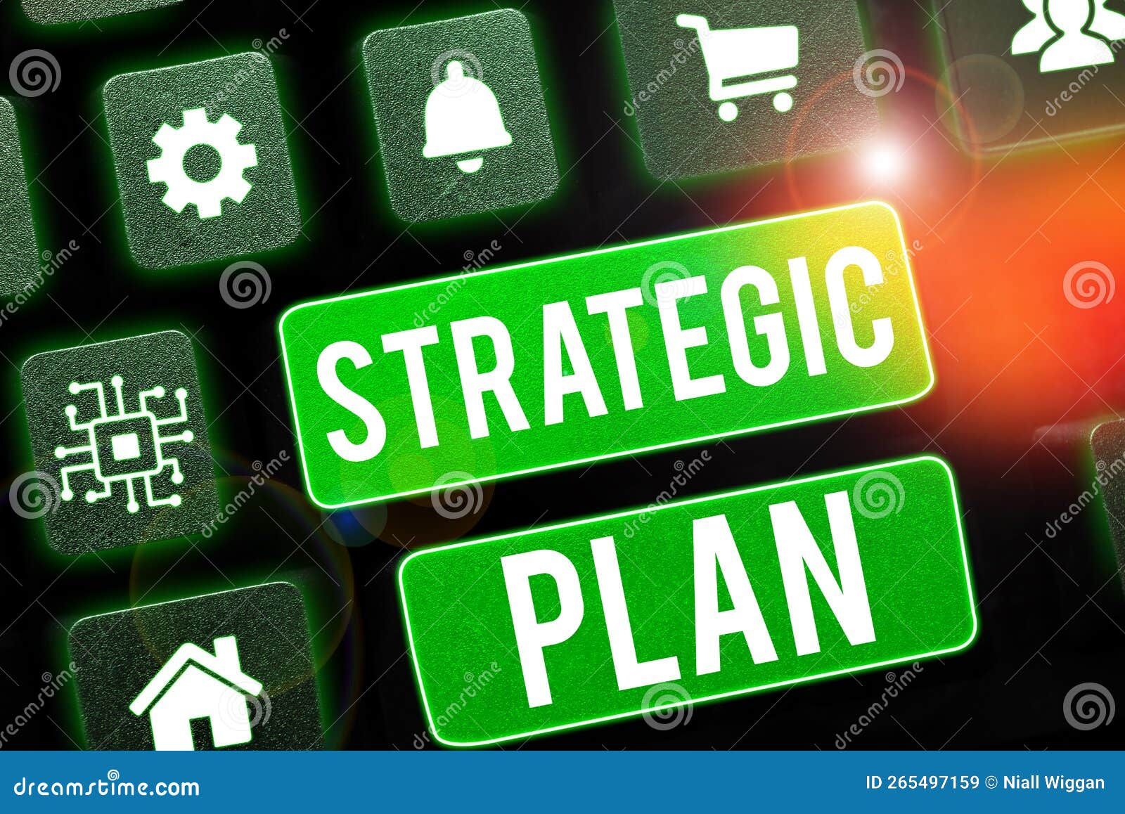 Conceptual Caption Strategic Plan. Word for a Process of Defining ...