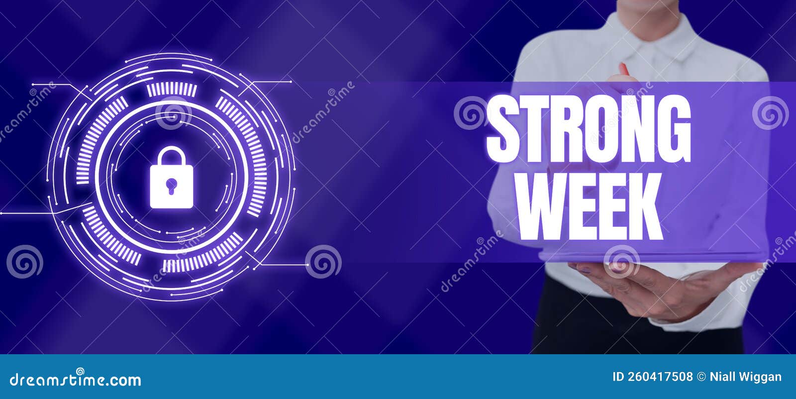 Conceptual Caption Strong Week. Business Overview Generate High ...