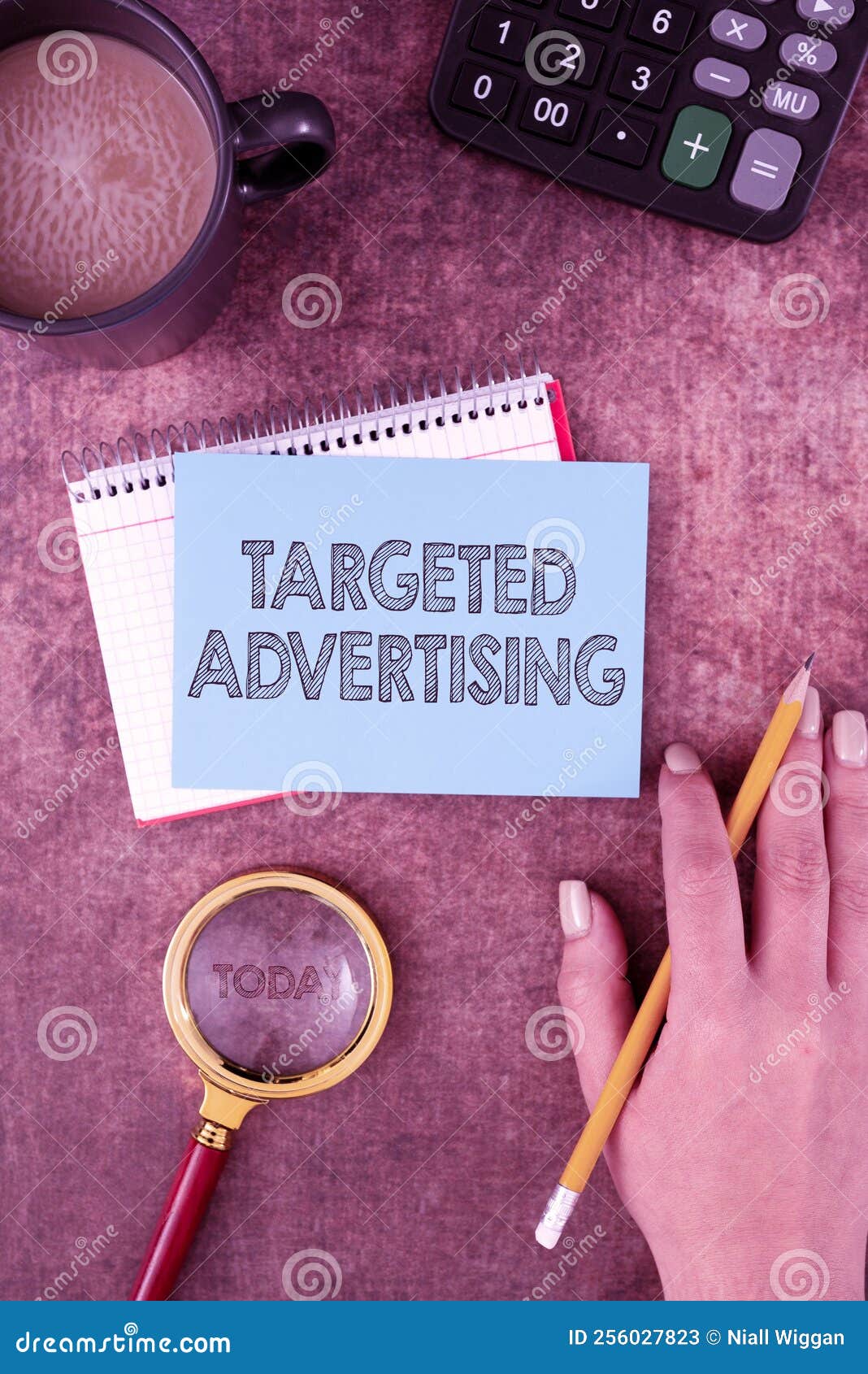 Conceptual Caption Targeted Advertising. Internet Concept Online ...