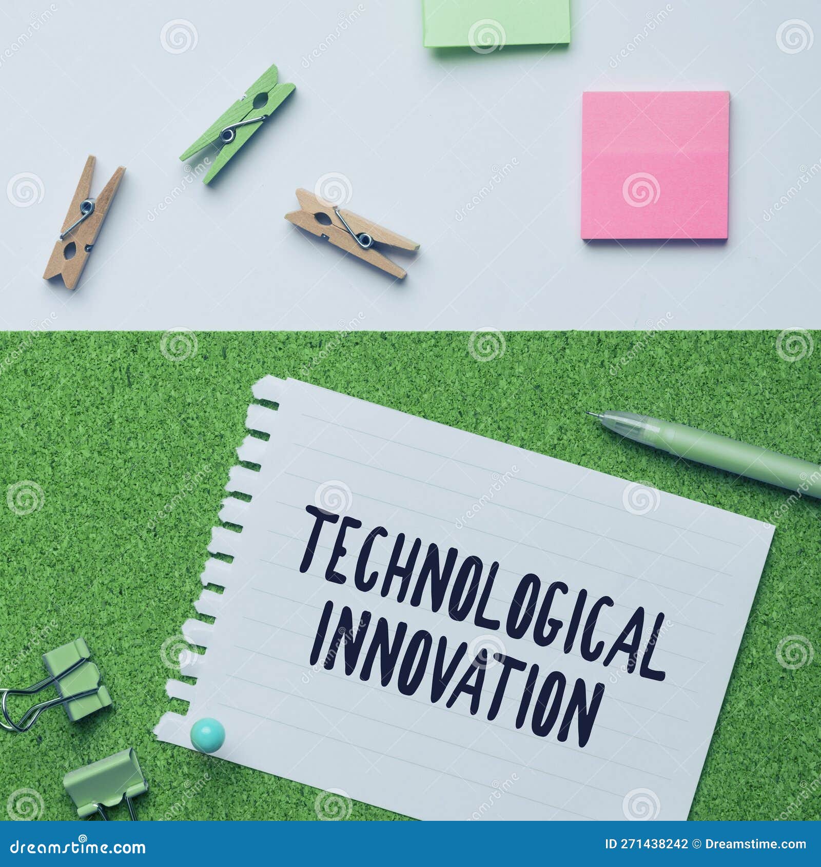 Conceptual Caption Technological Innovation. Internet Concept New ...