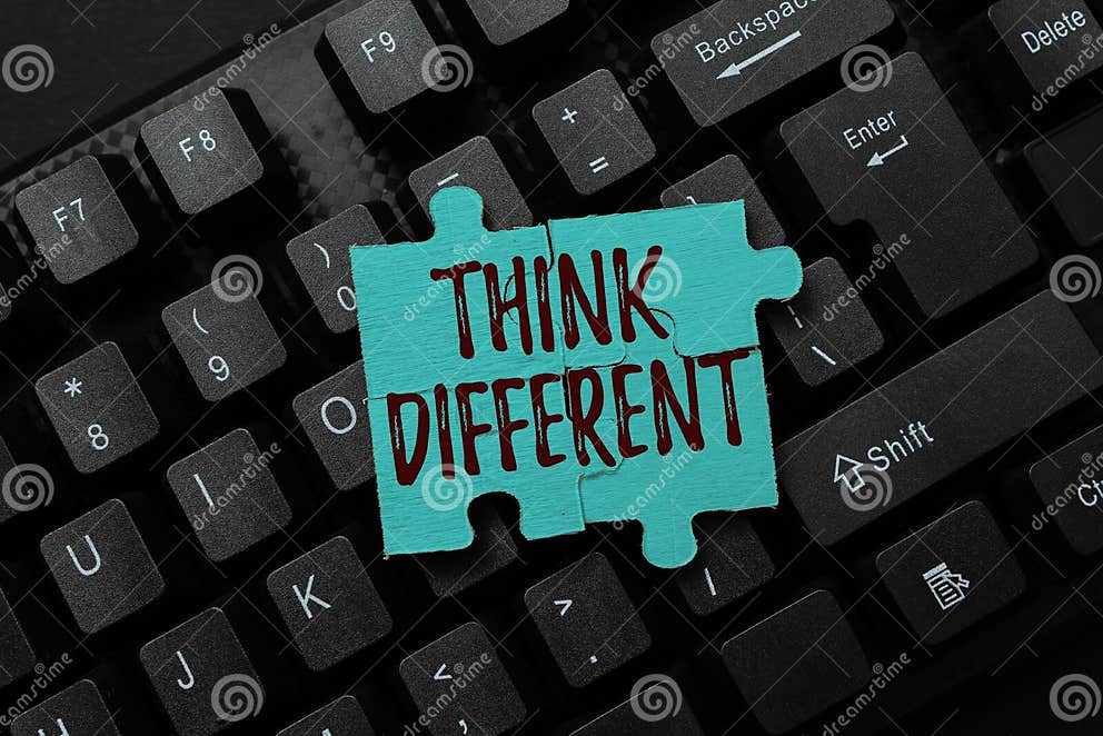 Conceptual Caption Think Different. Internet Concept Be Unique with ... Conceptual Caption Think Different. Internet Concept Be Unique with ...
