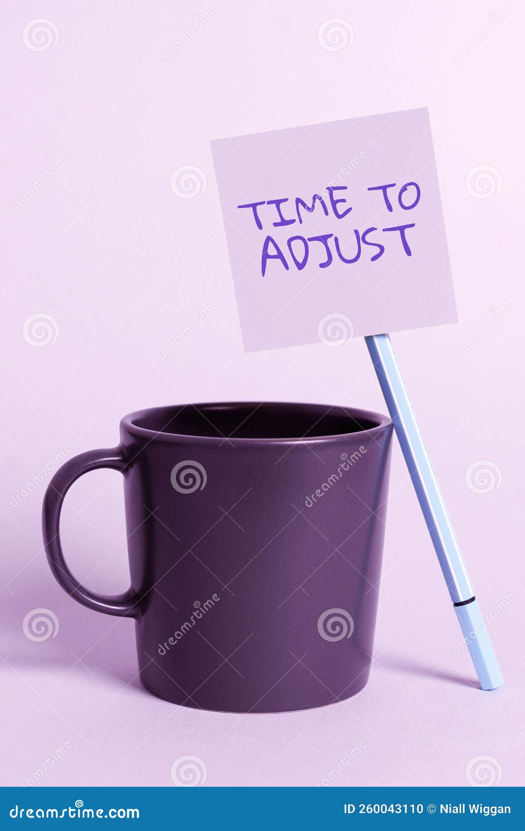 Text Caption Presenting Time To Adjust. Business Showcase a Length of ...