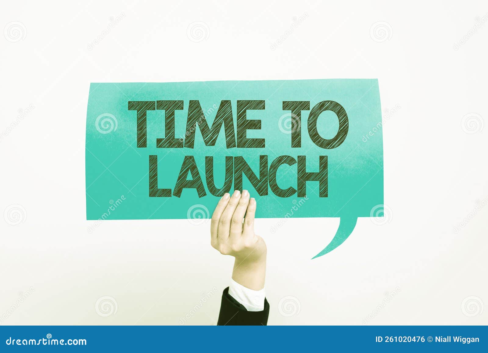Writing Displaying Text Time To Launch. Business Concept Business ...