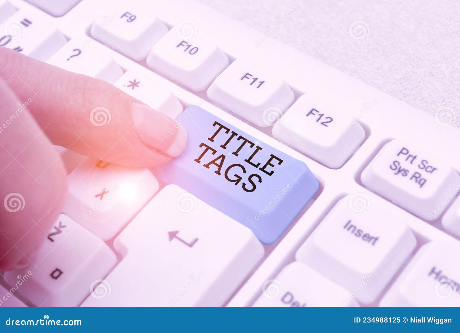 Conceptual Caption Title Tags. Internet Concept the HTML Element that ...