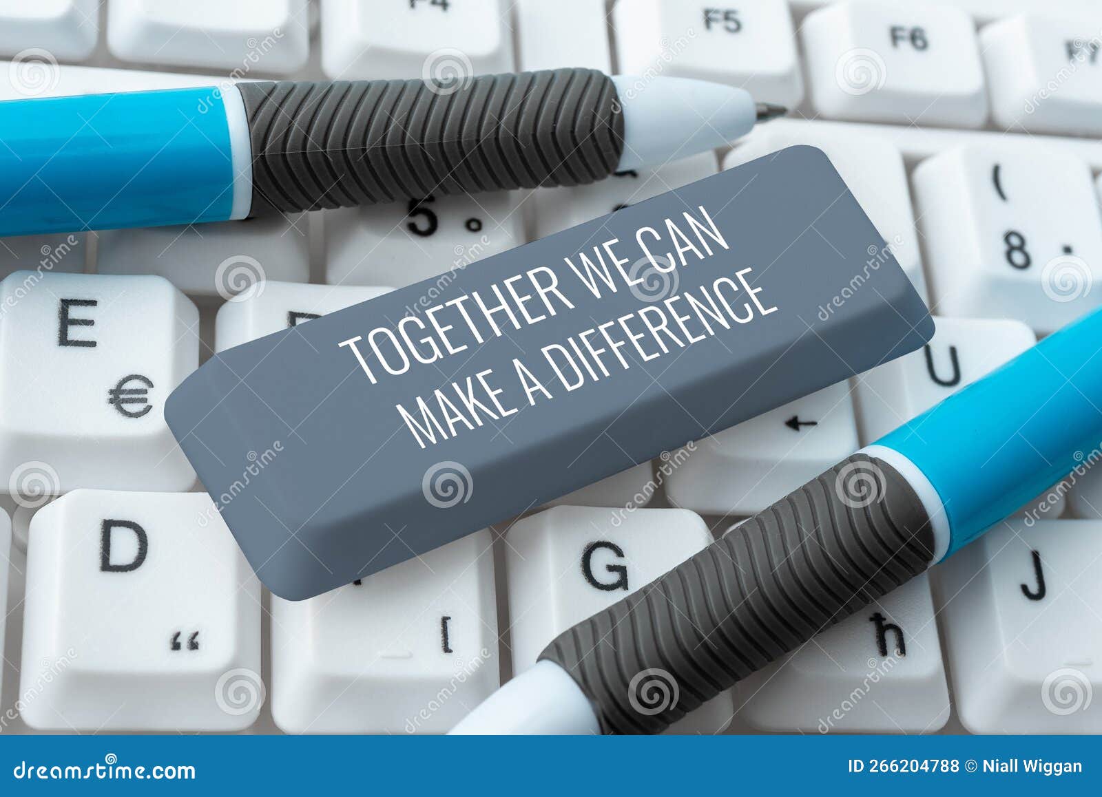 Text Showing Inspiration Together we Can Make a Difference. Word ...