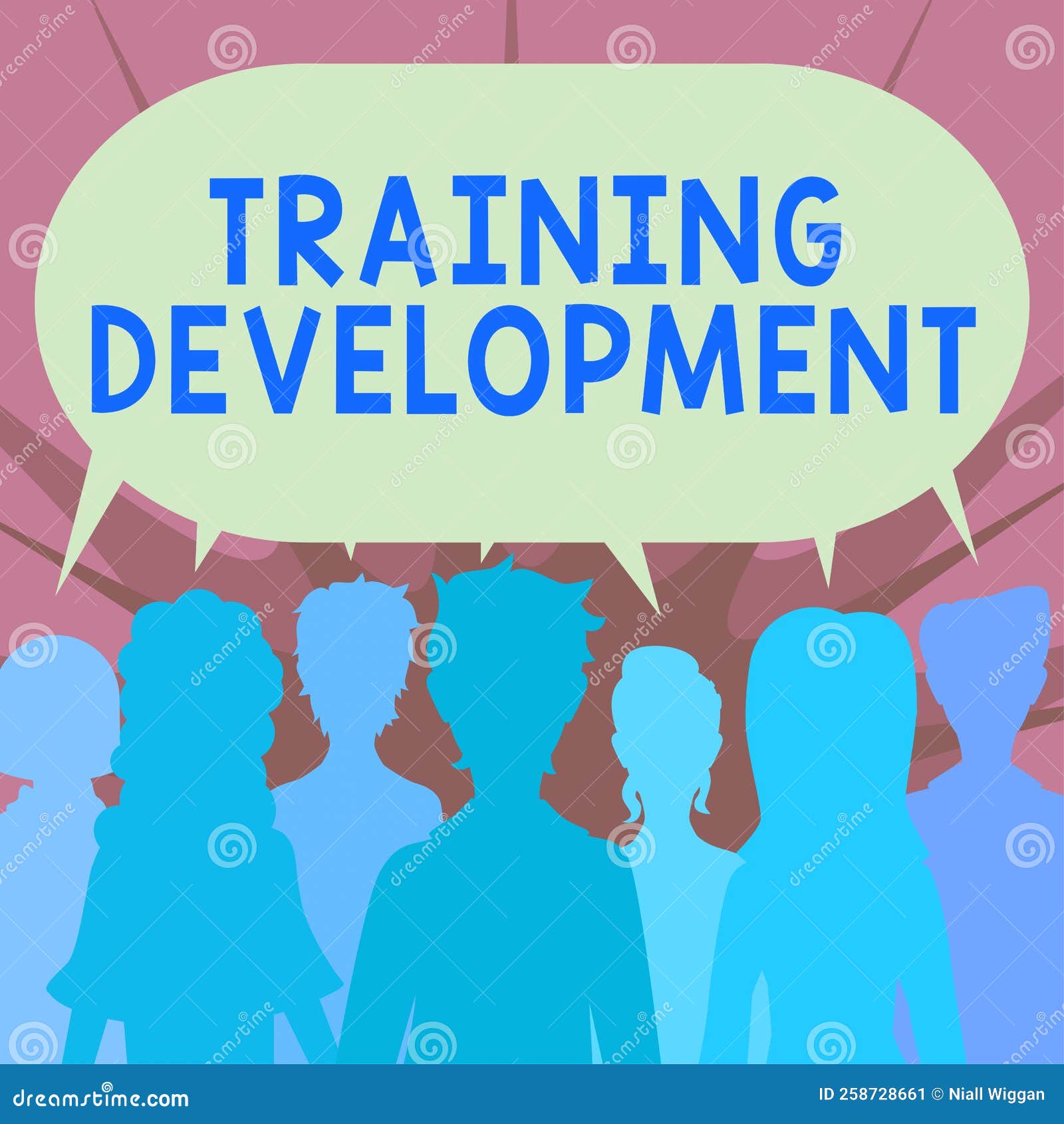 Conceptual Caption Training Development. Business Idea Learn and Expand Skills and Knowledge ...