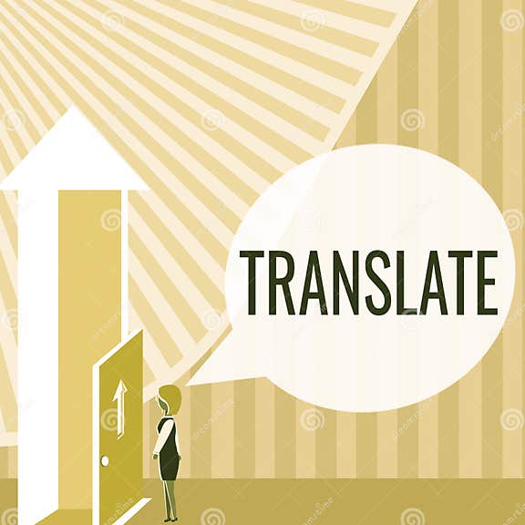 Conceptual Caption Translate. Word Written on Another Word with Same ...