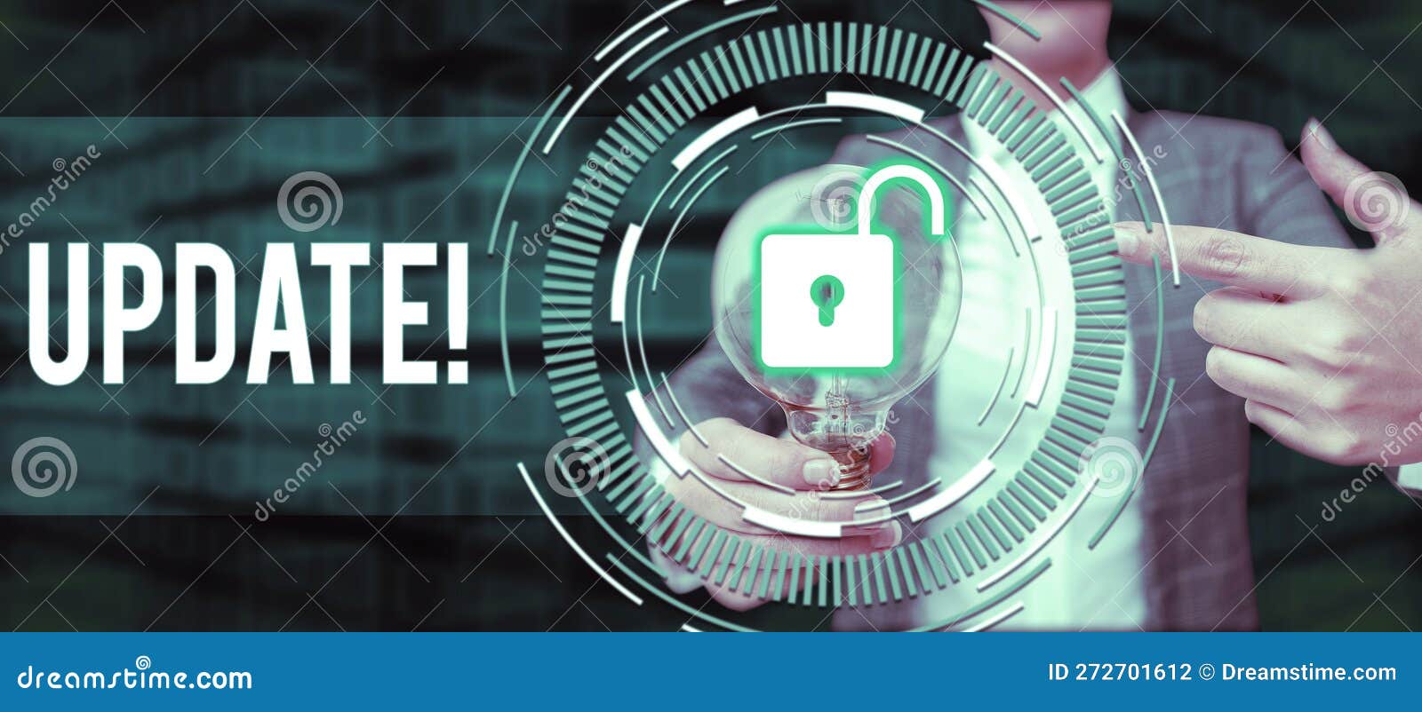 Conceptual Caption Update. Business Approach Make Something More Modern ...