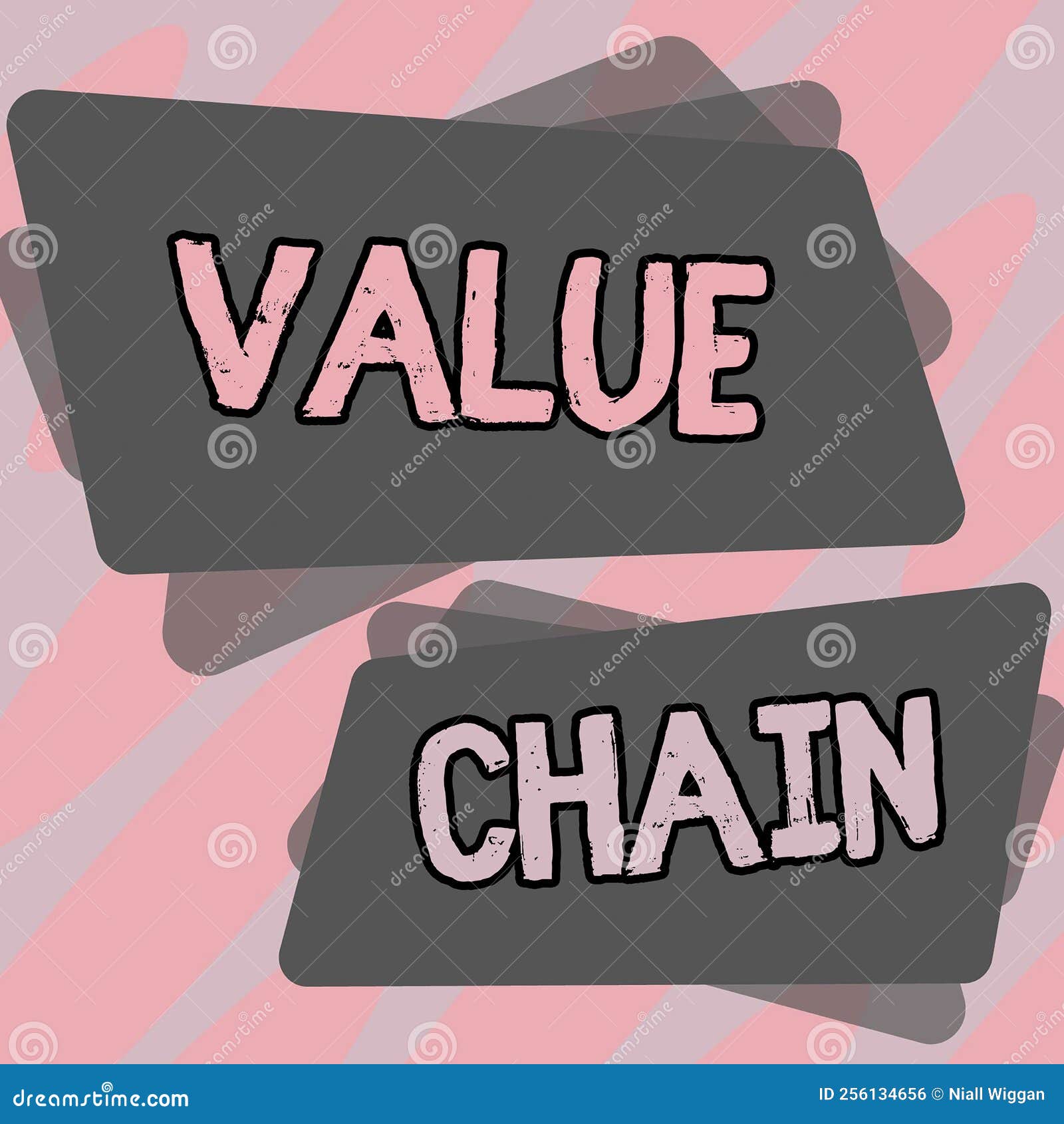 Text Showing Inspiration Value Chain. Business Idea Business ...