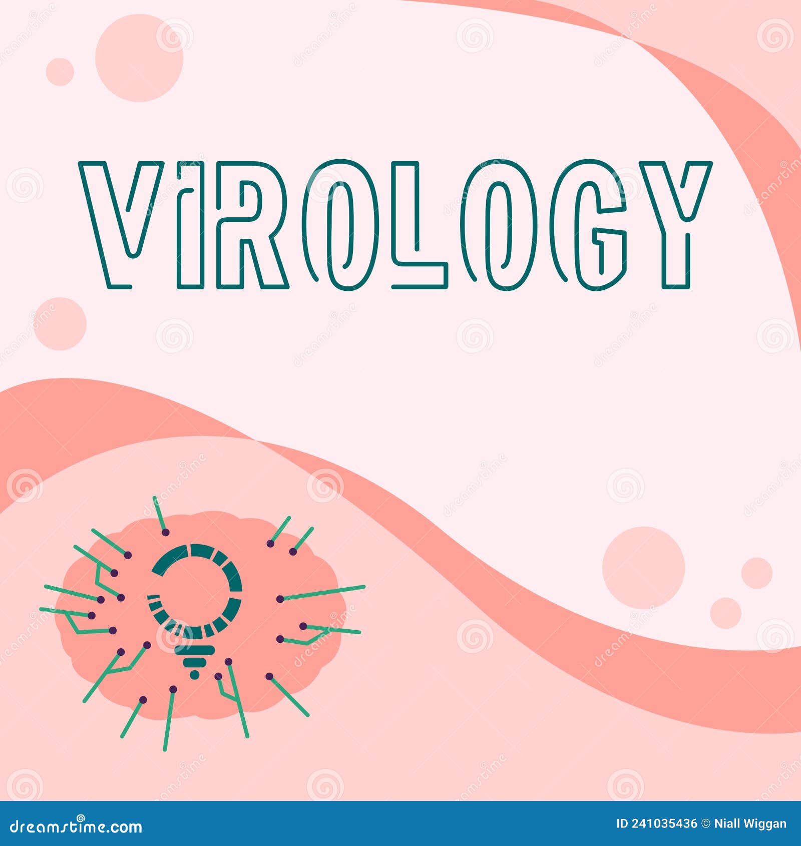 Conceptual Caption Virology. Conceptual Photo Virology Light Bulb ...
