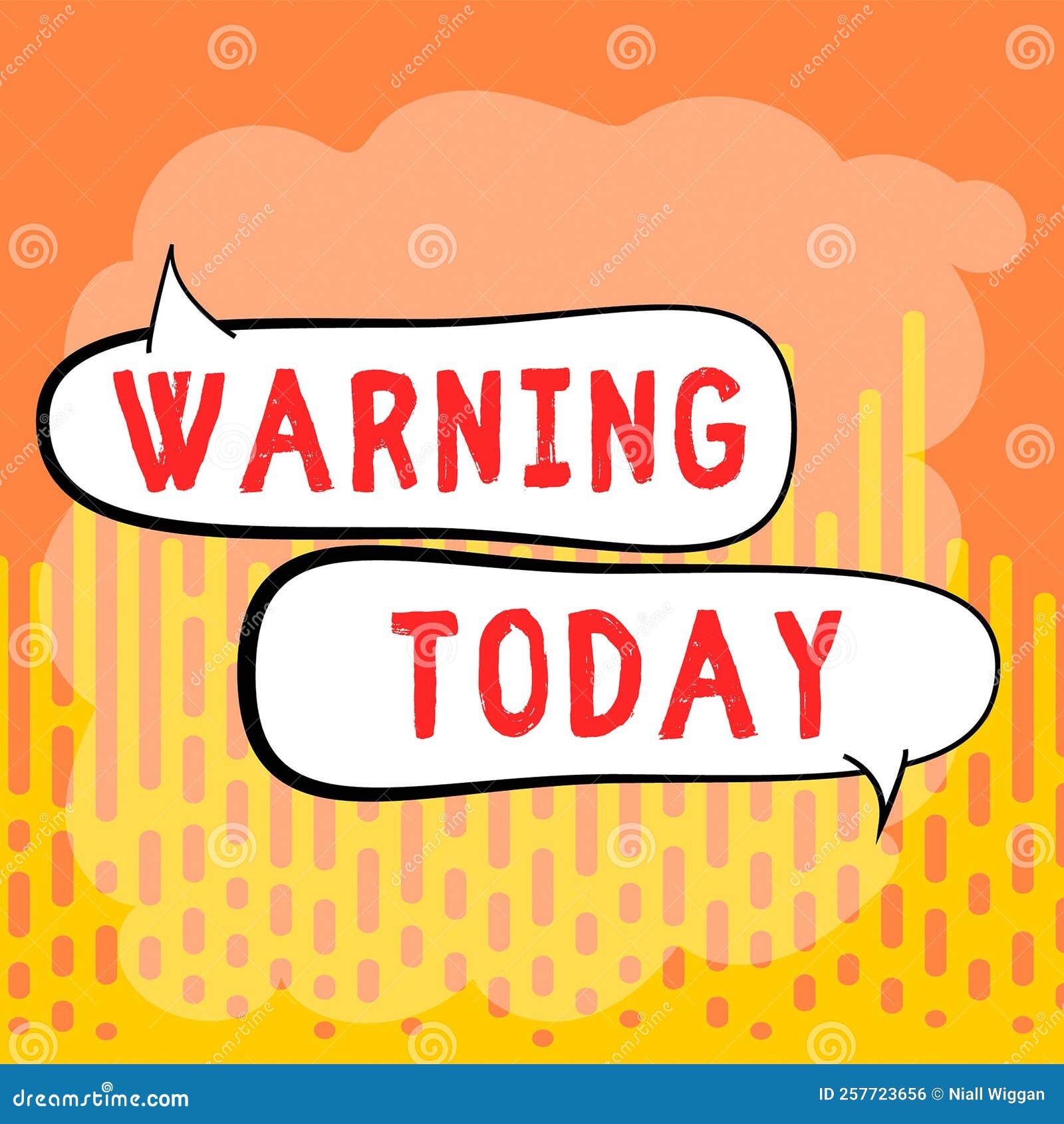 Conceptual Caption Warning. Conceptual Photo Statement or Event that ...