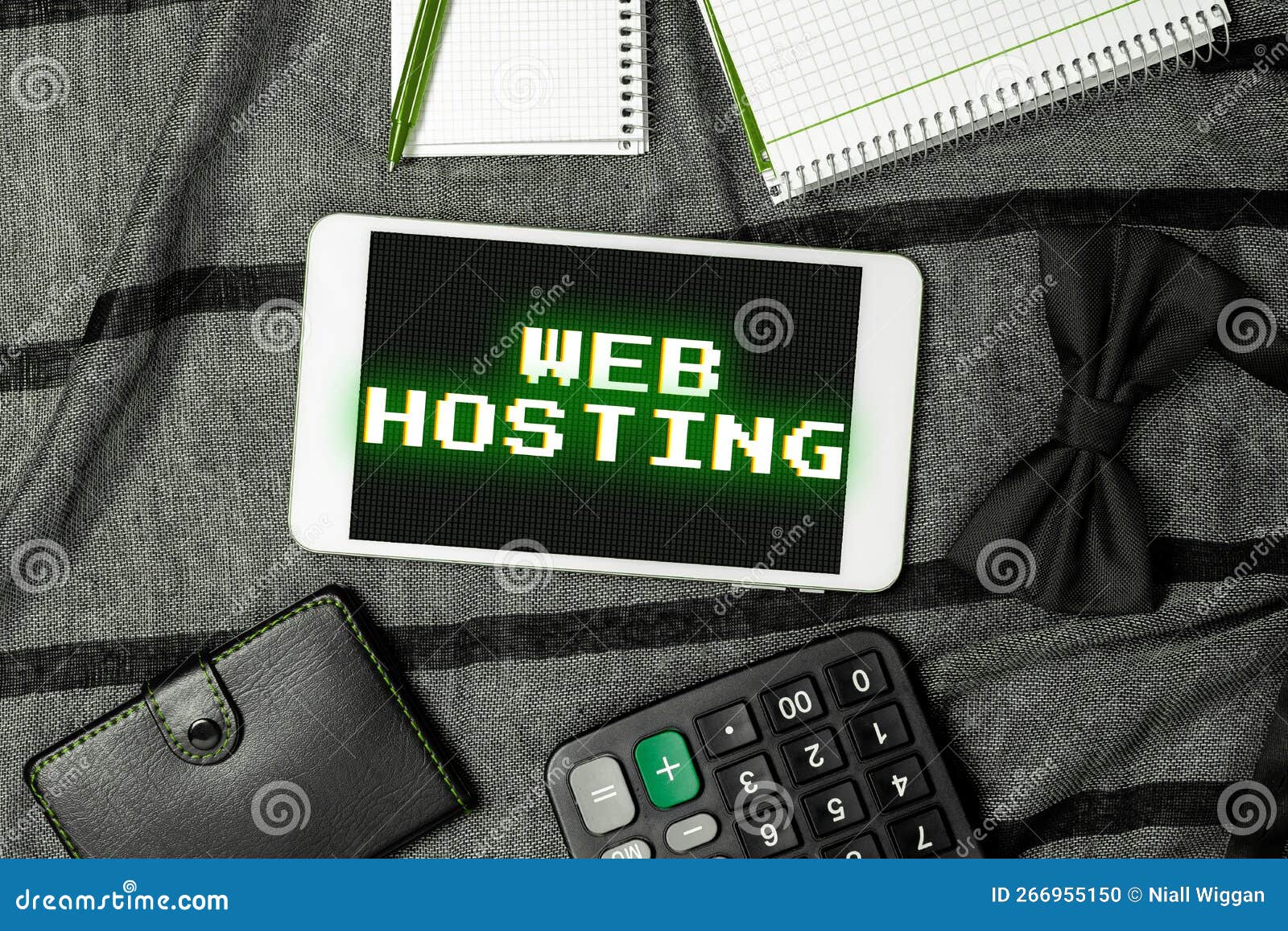Conceptual Caption Web Hosting. Word Written on the Activity of ...