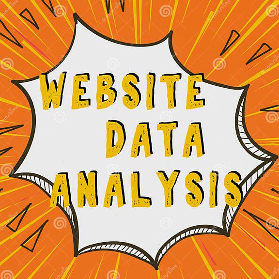 Inspiration Showing Sign Website Data Analysis. Business Concept ...