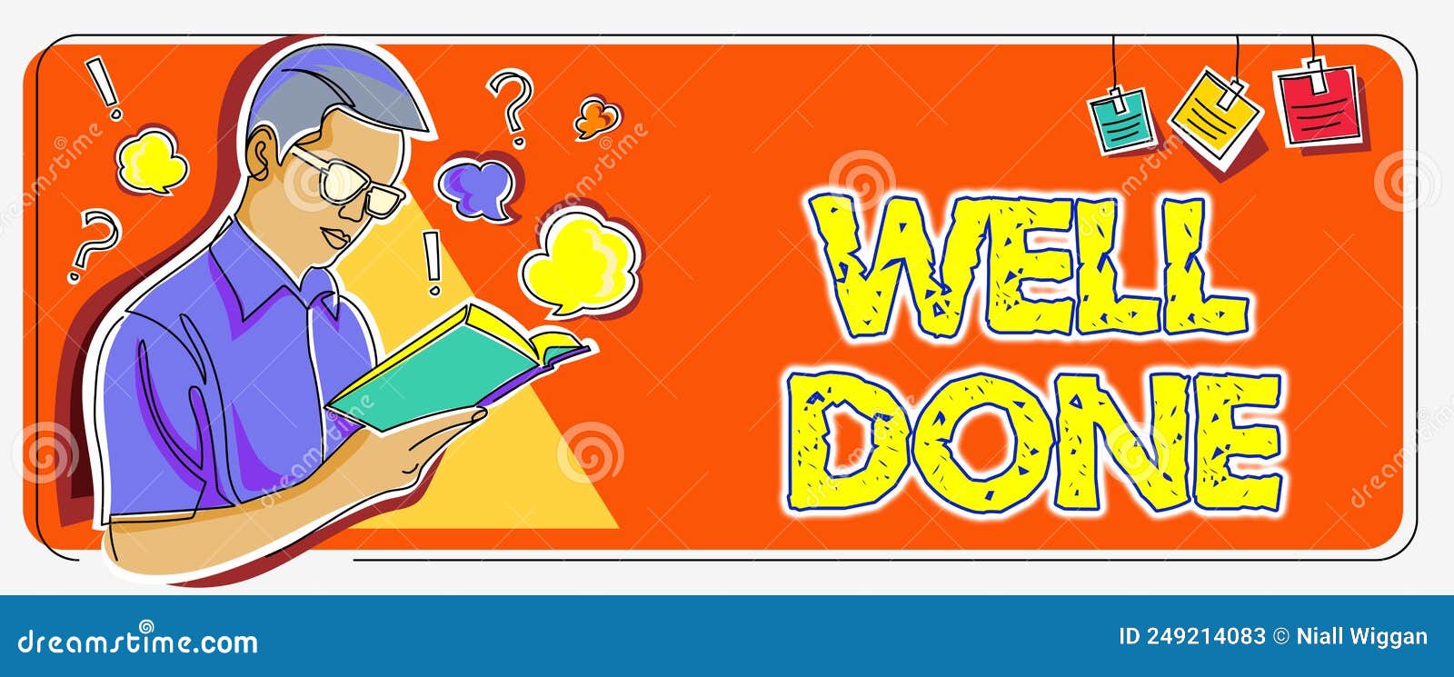 Conceptual Caption Well Done. Business Idea Peform Accurately and ...