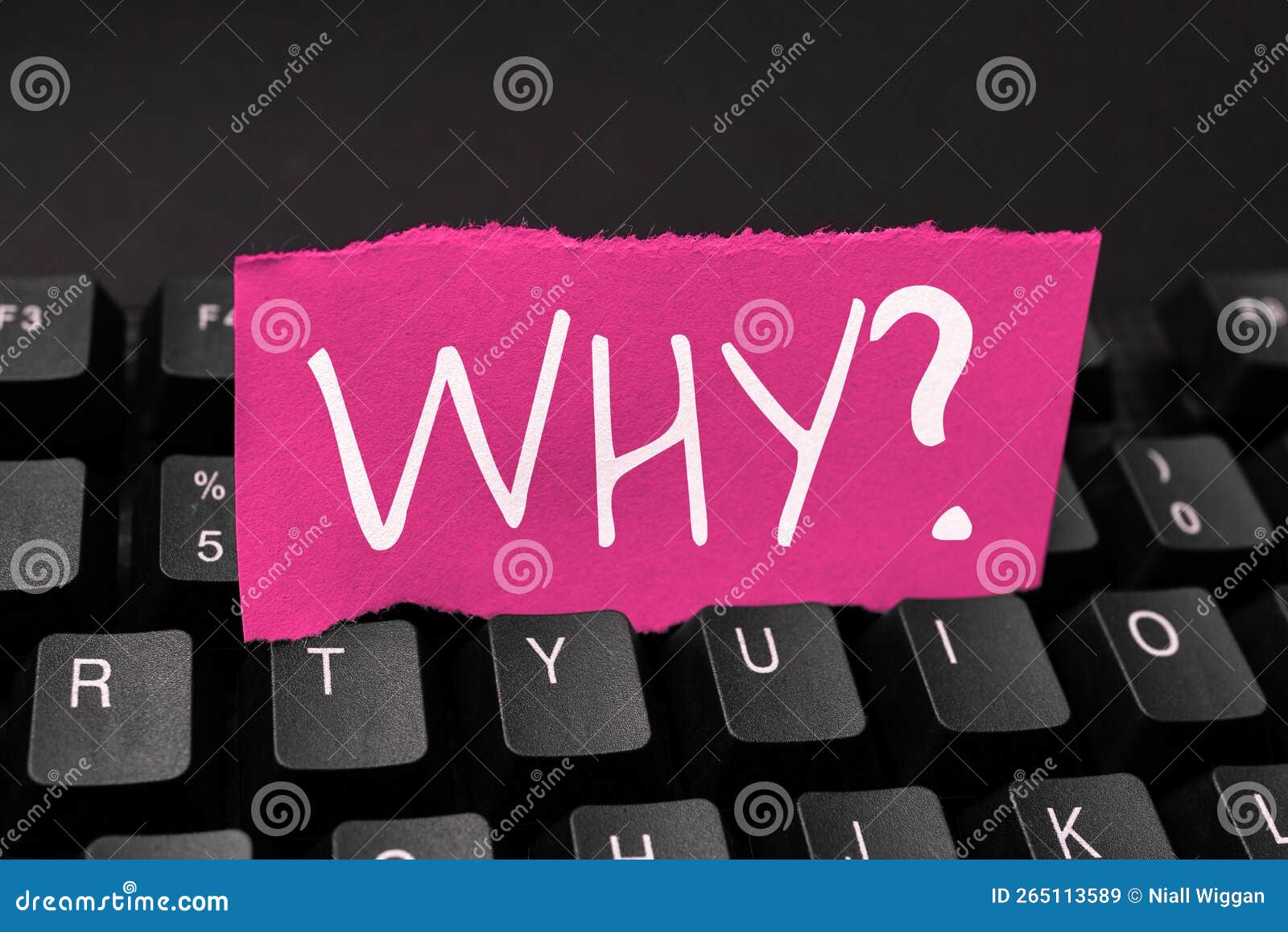 Hand Writing Sign Why. Internet Concept Asking for What Reason and ...