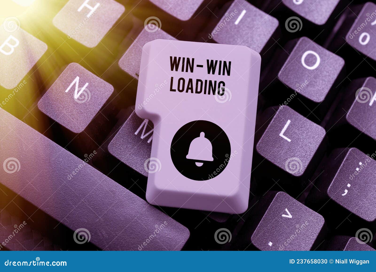 Text Sign Showing Win Win Loading. Concept Meaning Advantageous or ...