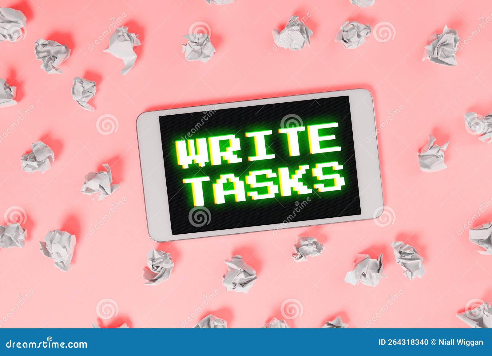 Conceptual Caption Write Tasks. Business Approach Assigned Piece of ...
