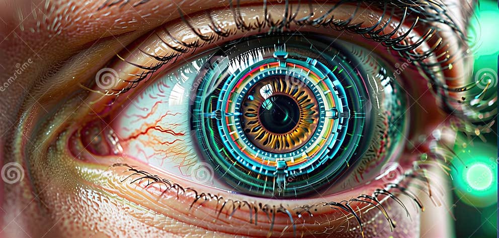 Conceptual Design of an Artificial Human Eye with a Technically Drawn ...