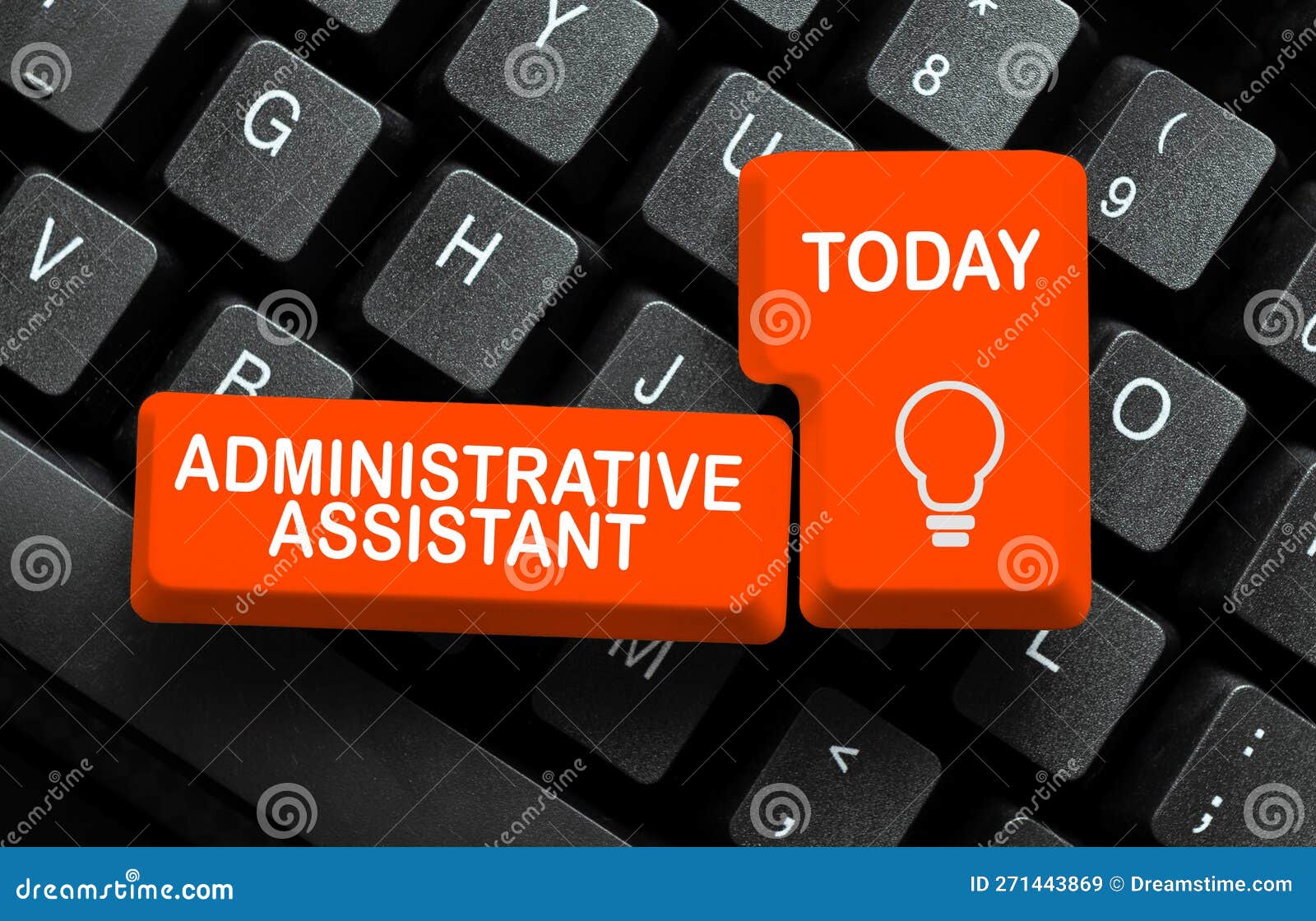 Text Showing Inspiration Administrative Assistant. Word Written on ...