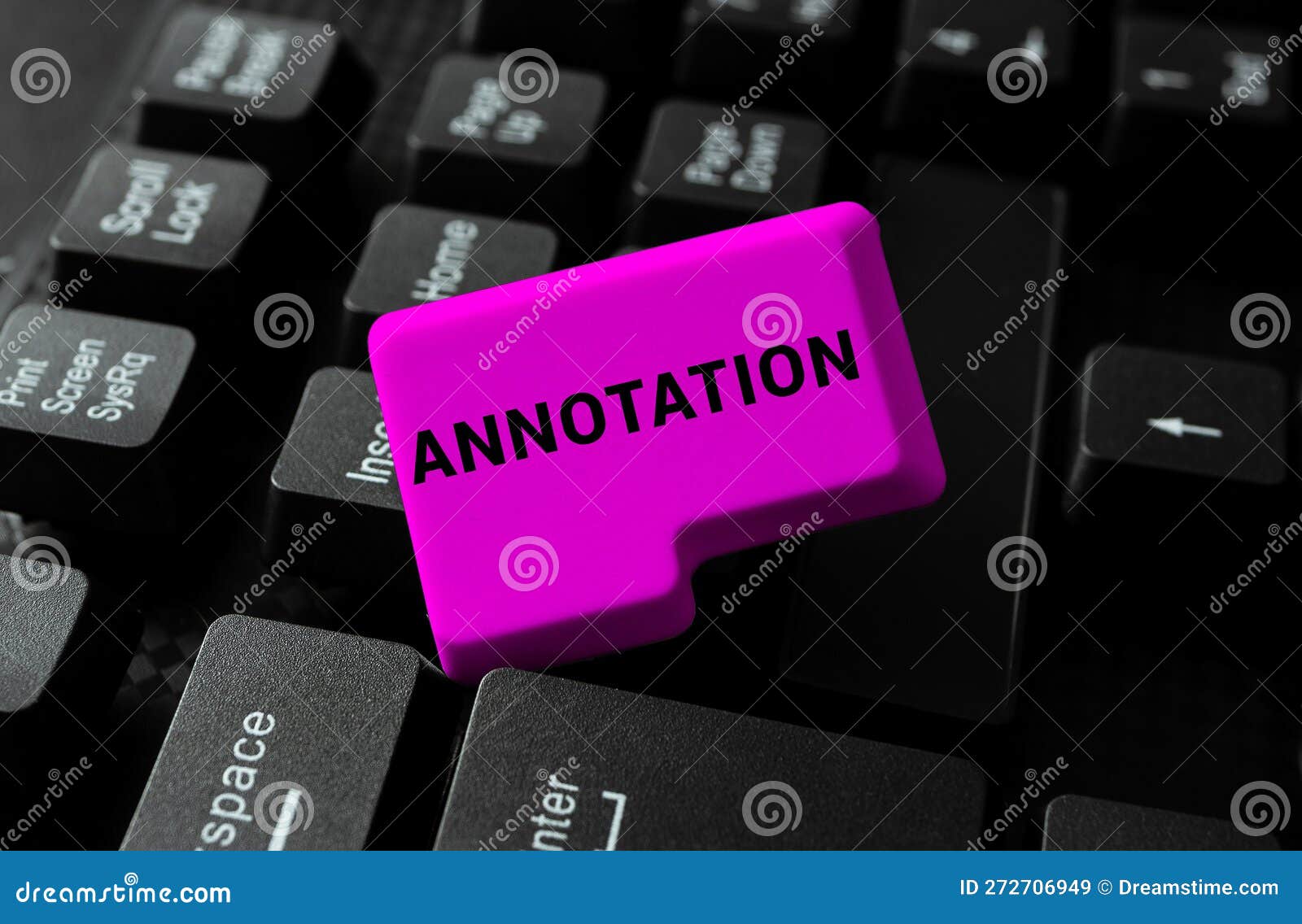 Conceptual Display Annotation. Business Concept Note Added by Way of ...