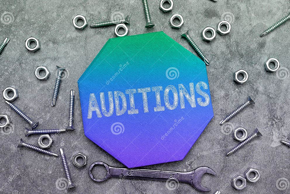Conceptual Display Auditions. Word for a Trial Performance To Appraise ... Conceptual Display Auditions. Word for a Trial Performance To Appraise ...