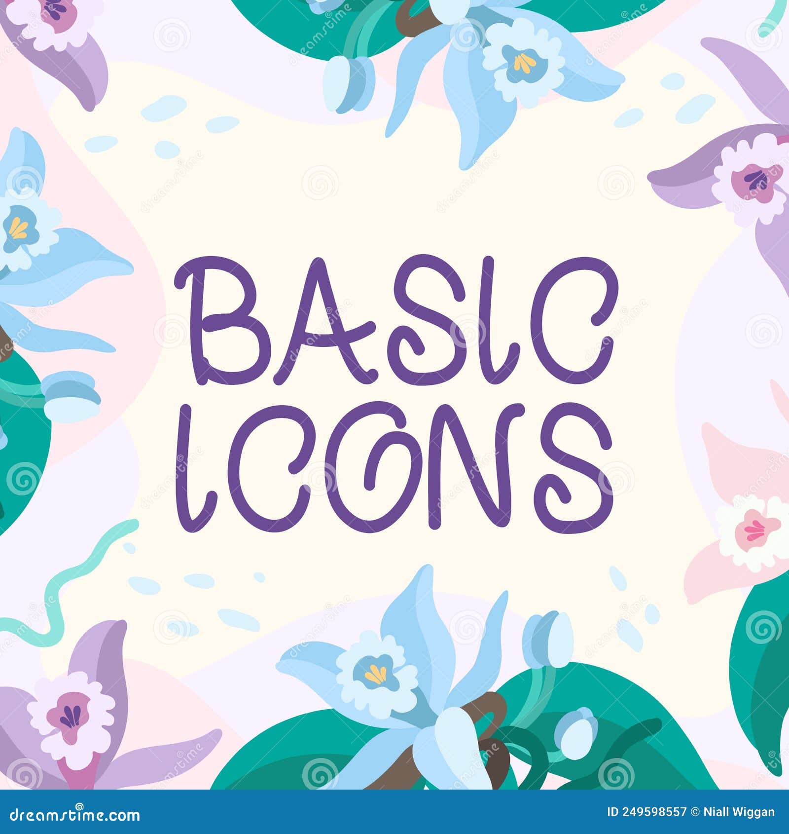 Conceptual Display Basic Icons. Internet Concept Pictogram or Ideogram ...