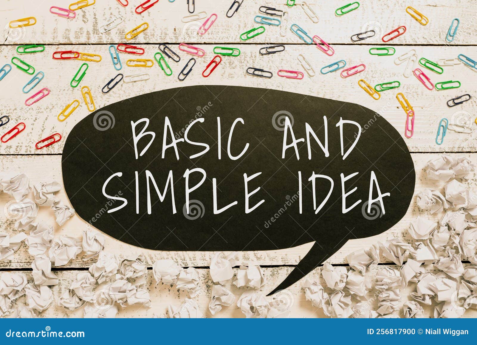 Conceptual Display Basic and Simple Idea. Business Idea Plain Mental ...