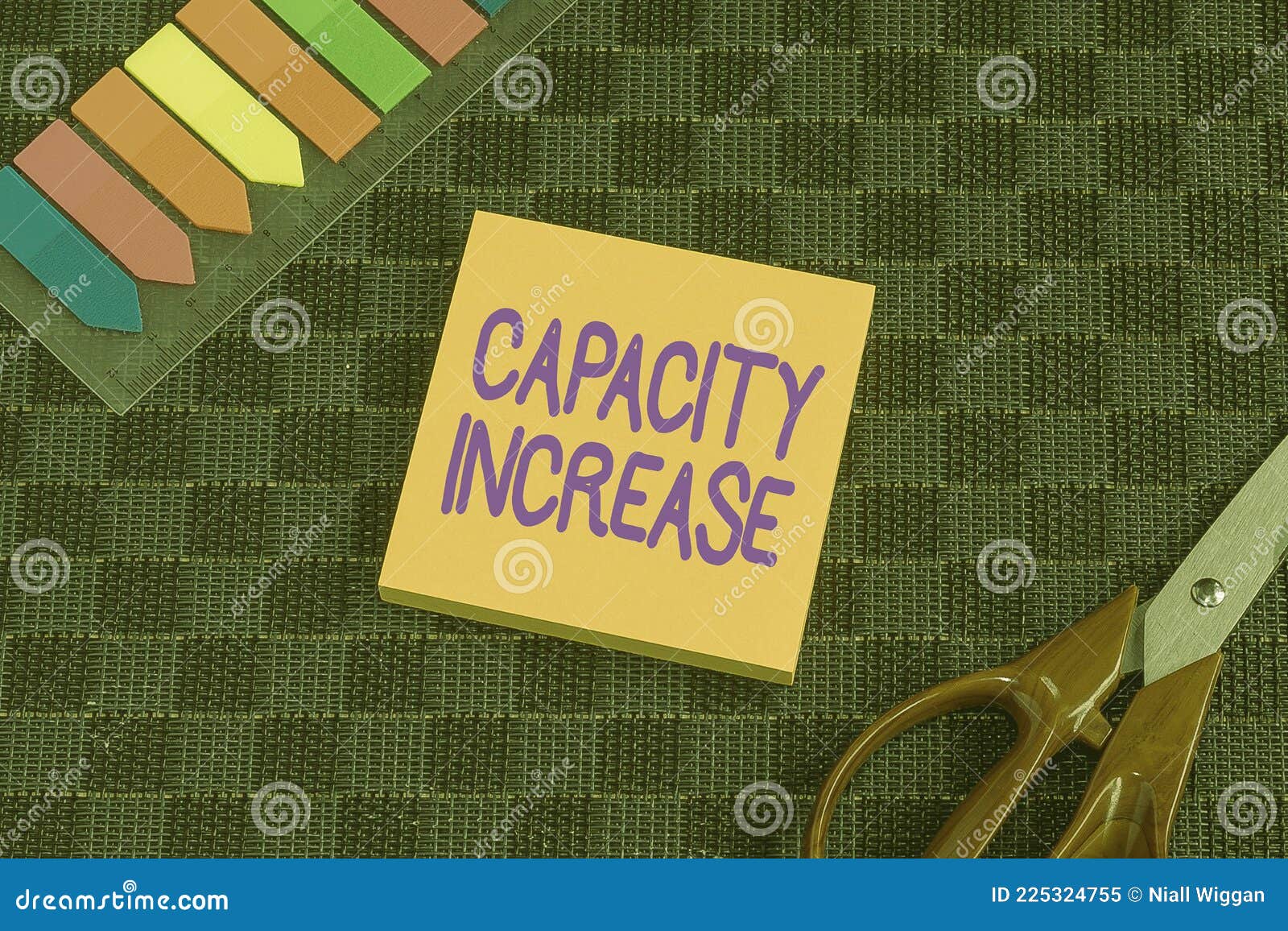 Conceptual Display Capacity Increase. Business Idea Meet an Actual ...