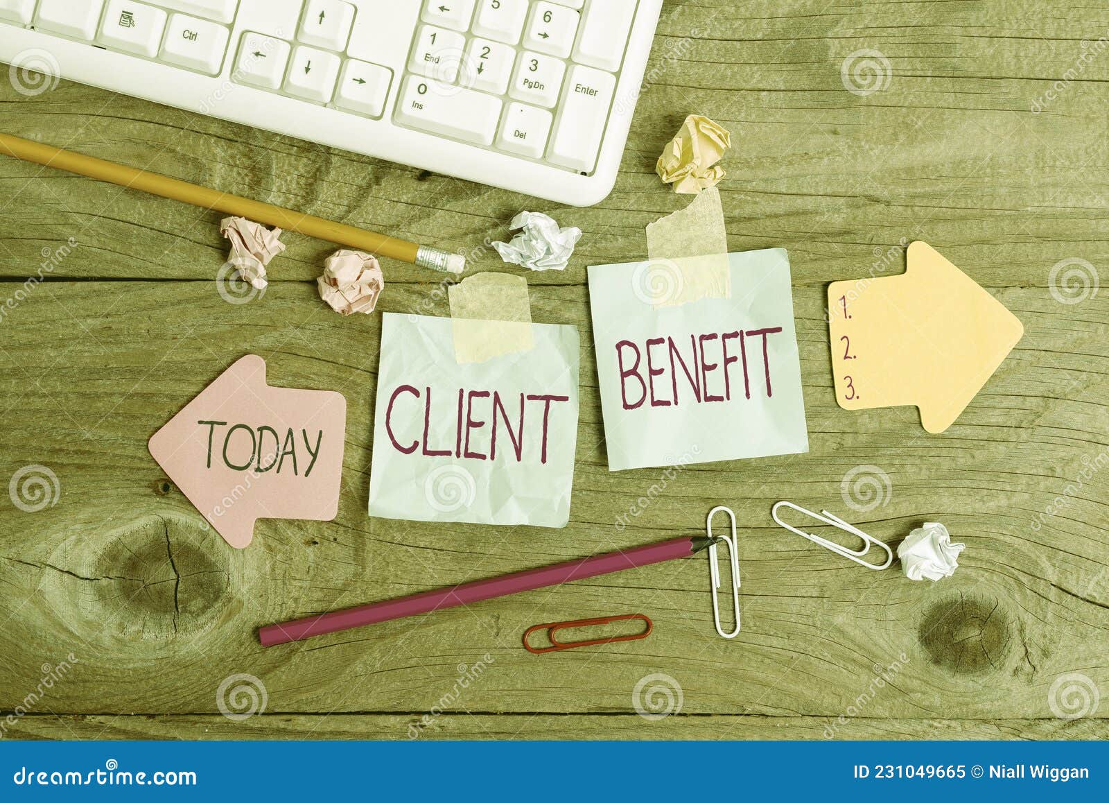 Text Sign Showing Client Benefit. Conceptual Photo the Real or ...