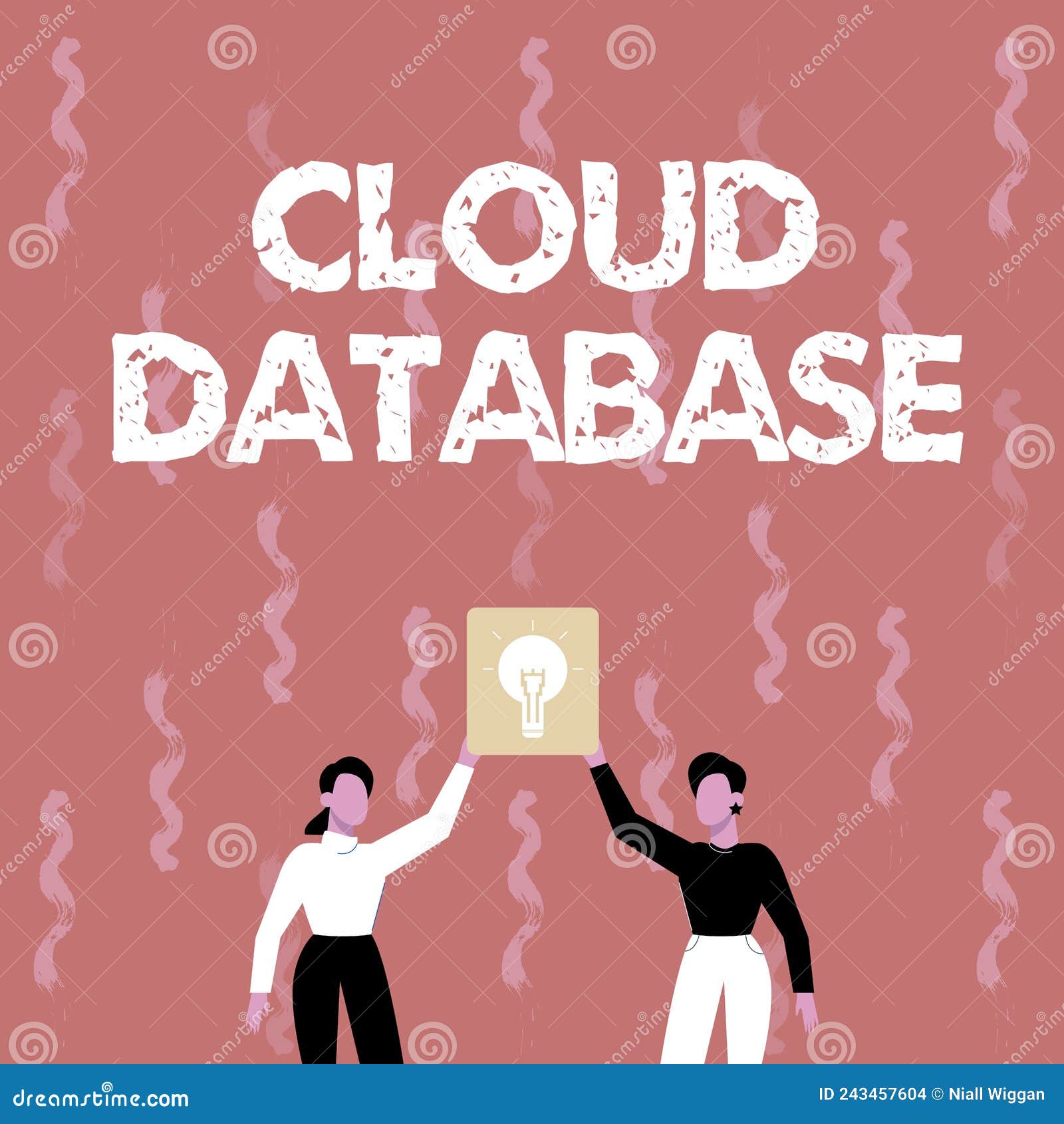 Conceptual Display Cloud Database. Business Approach Optimized or Built for a Virtualized ...