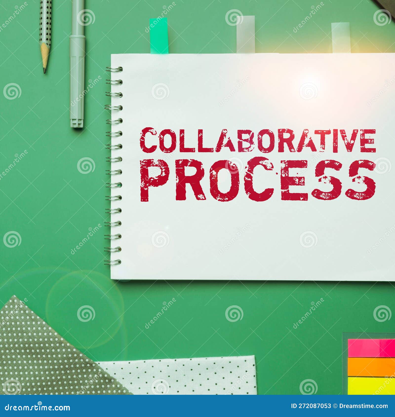 Conceptual Display Collaborative Process. Internet Concept People and ...